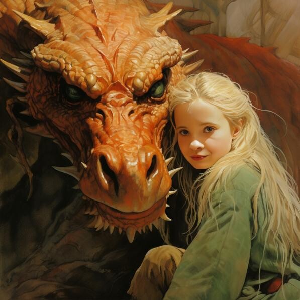 ArtStation - Taya and the Dragon