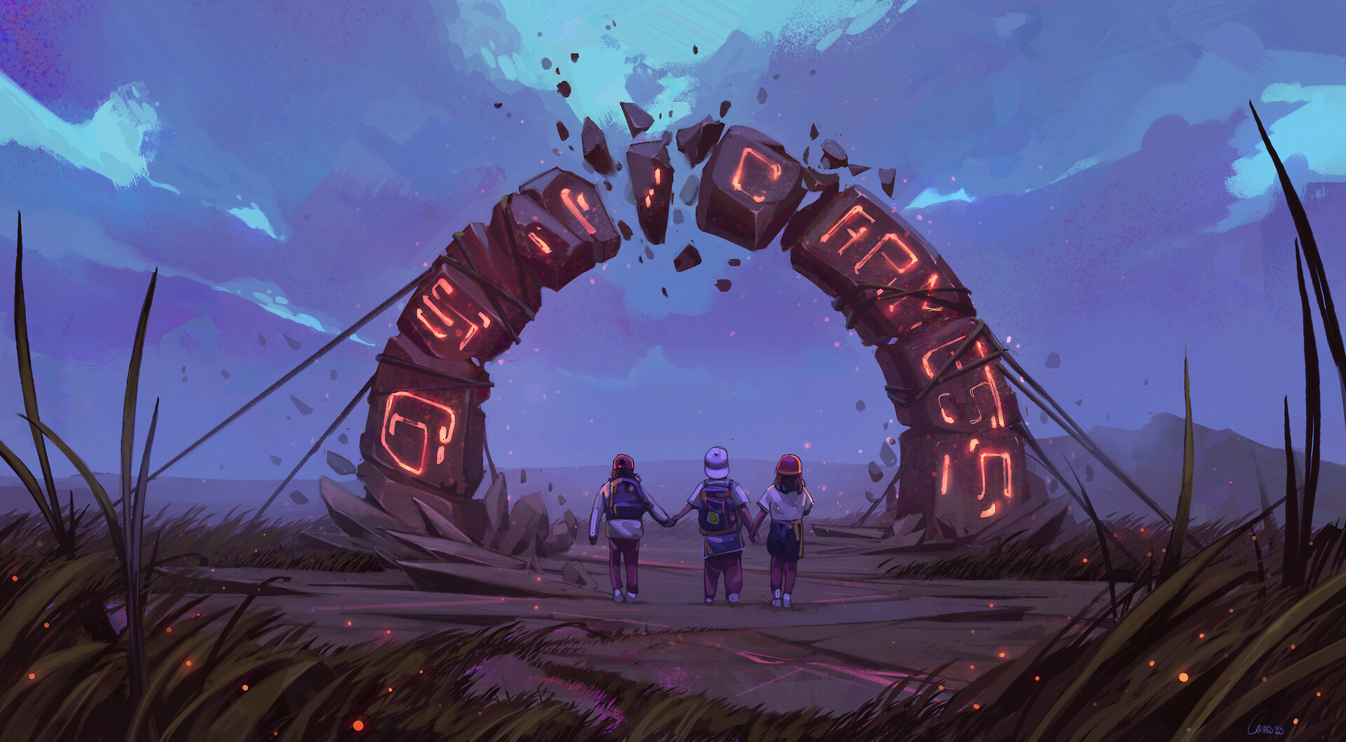 Countryside by Jocelin Carmes : r/ImaginaryPortals