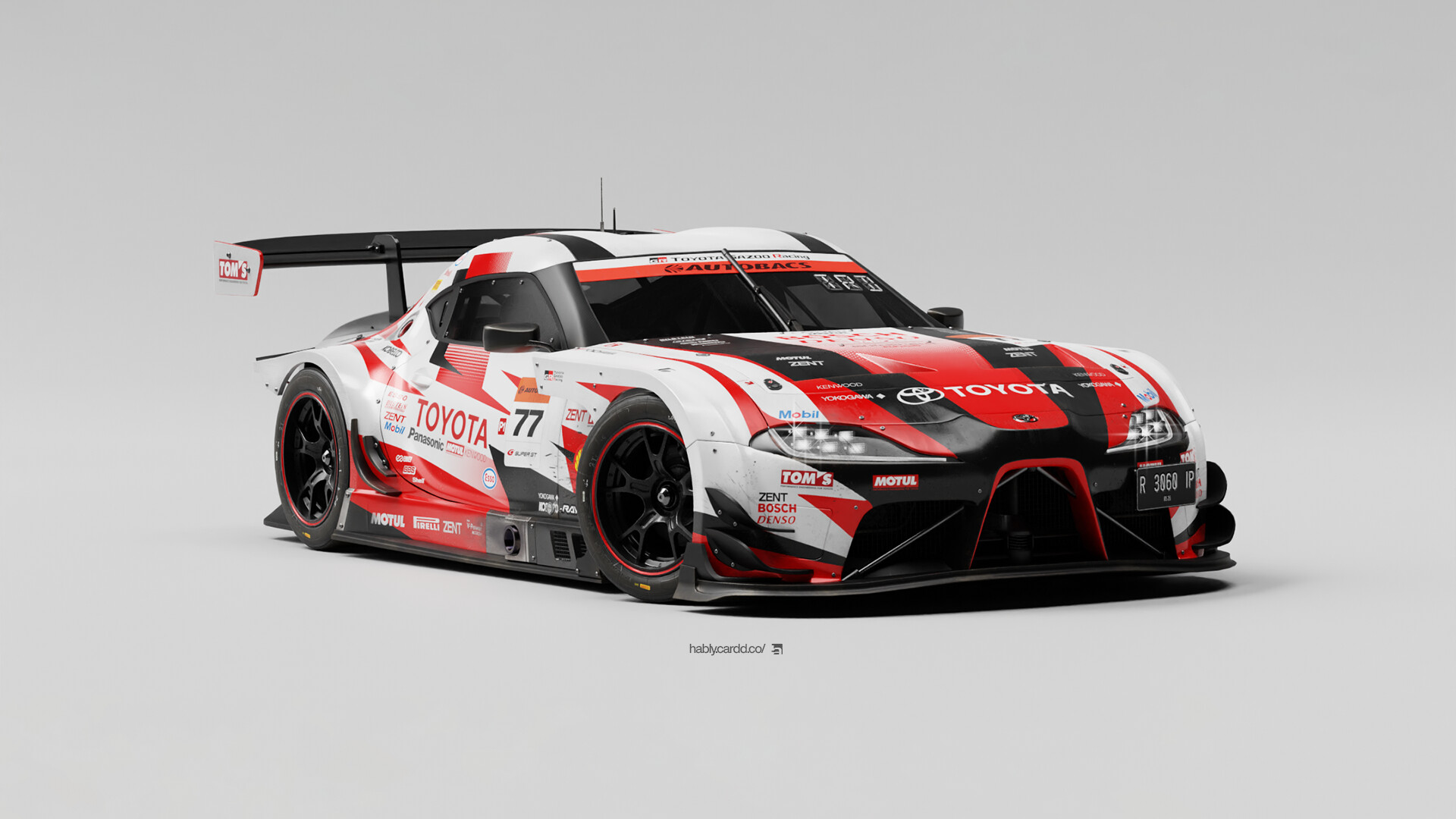 ArtStation - GR Supra - Super GT300