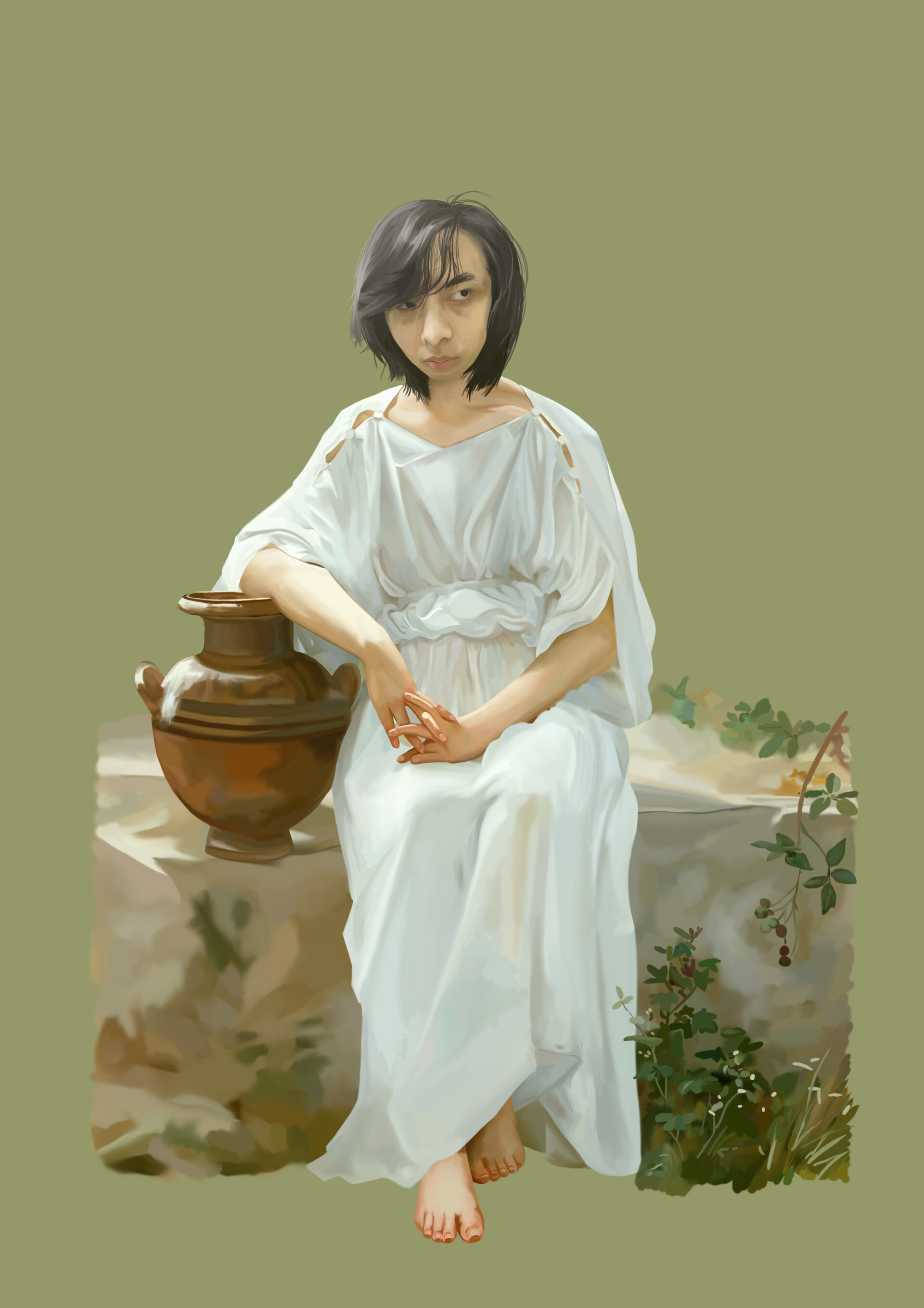 ArtStation - William Bouguereau Painting Study