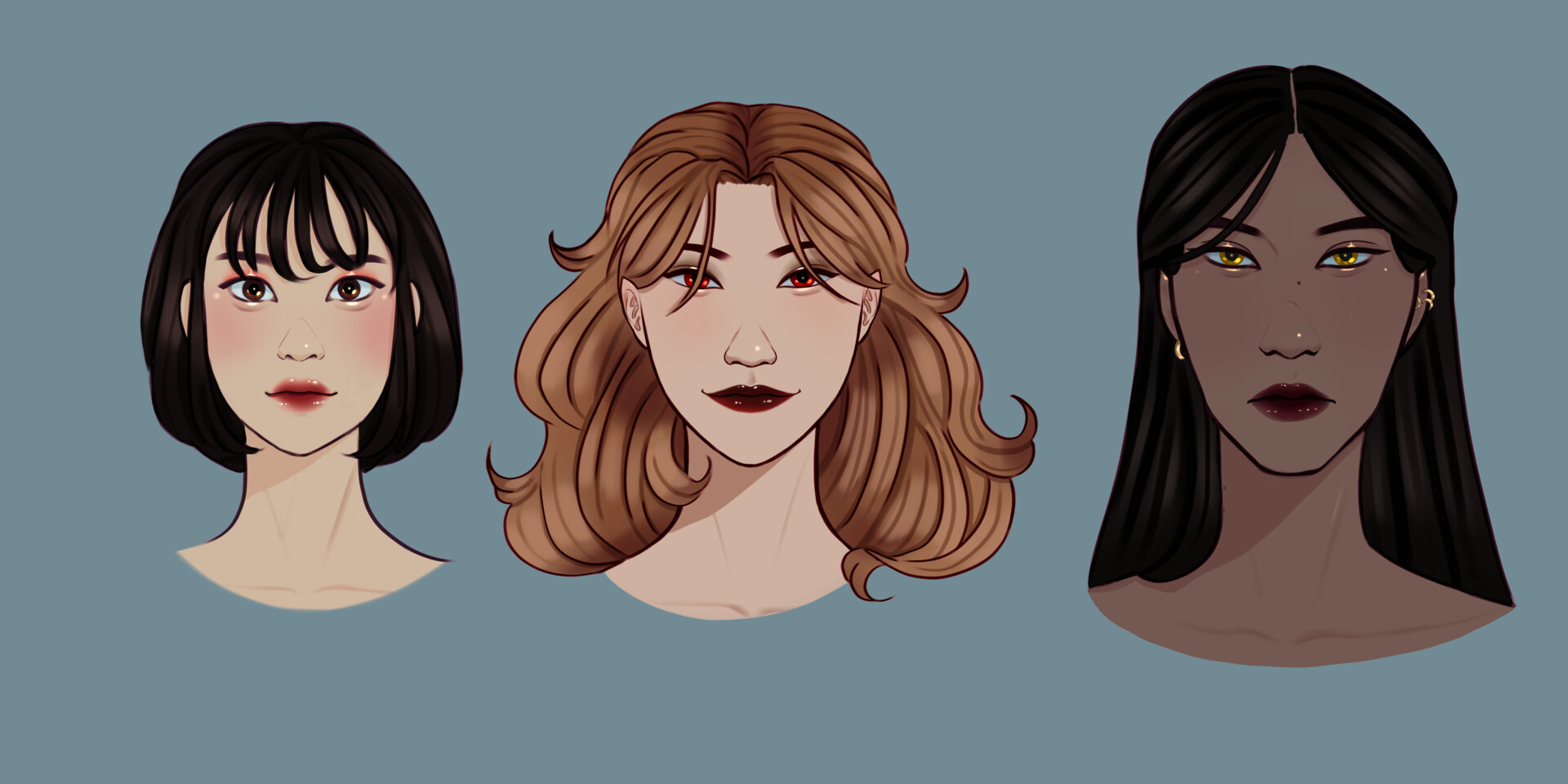 ArtStation - Character Face Ideas