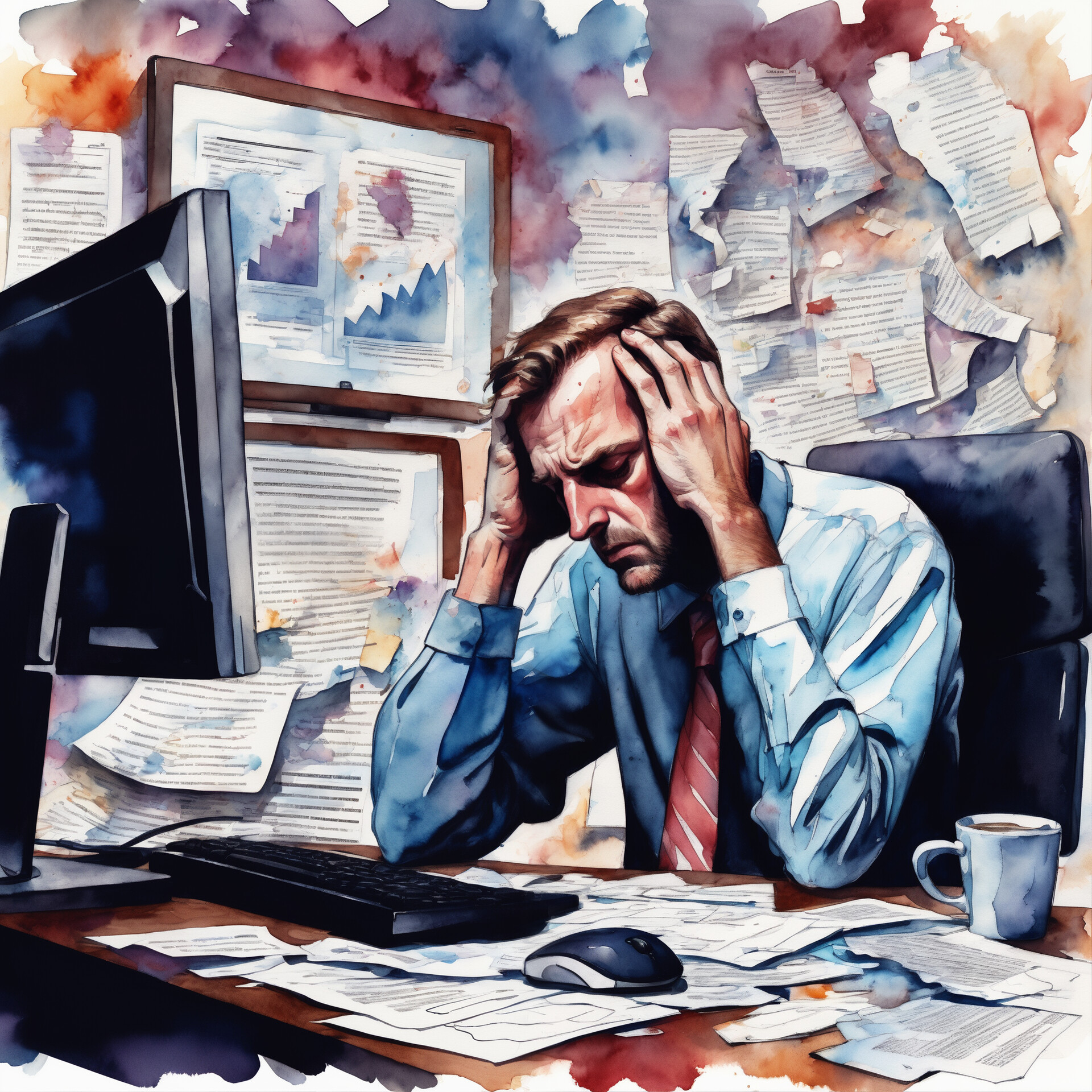 ArtStation - Portrait // Stressed