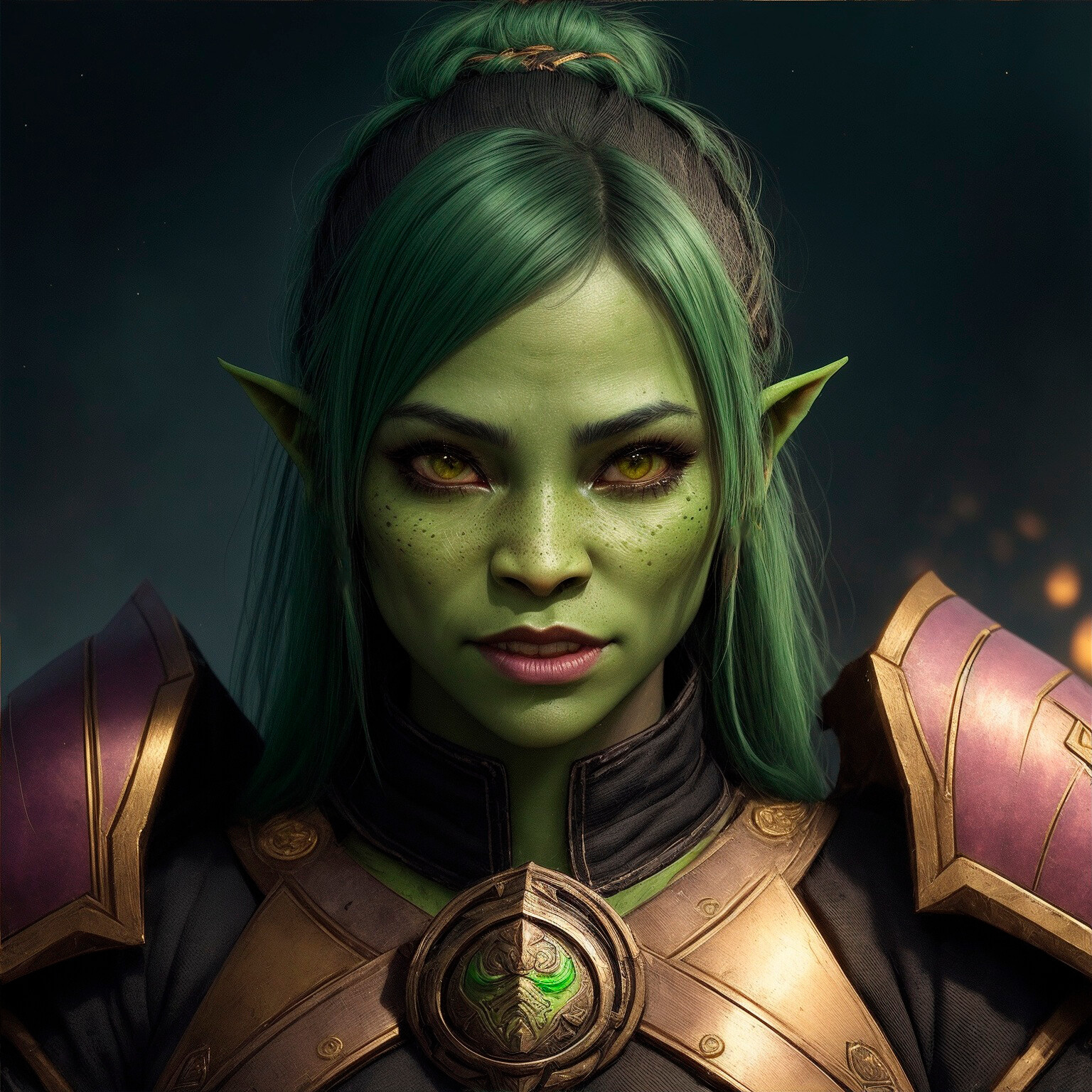 ArtStation - Orc female soldier