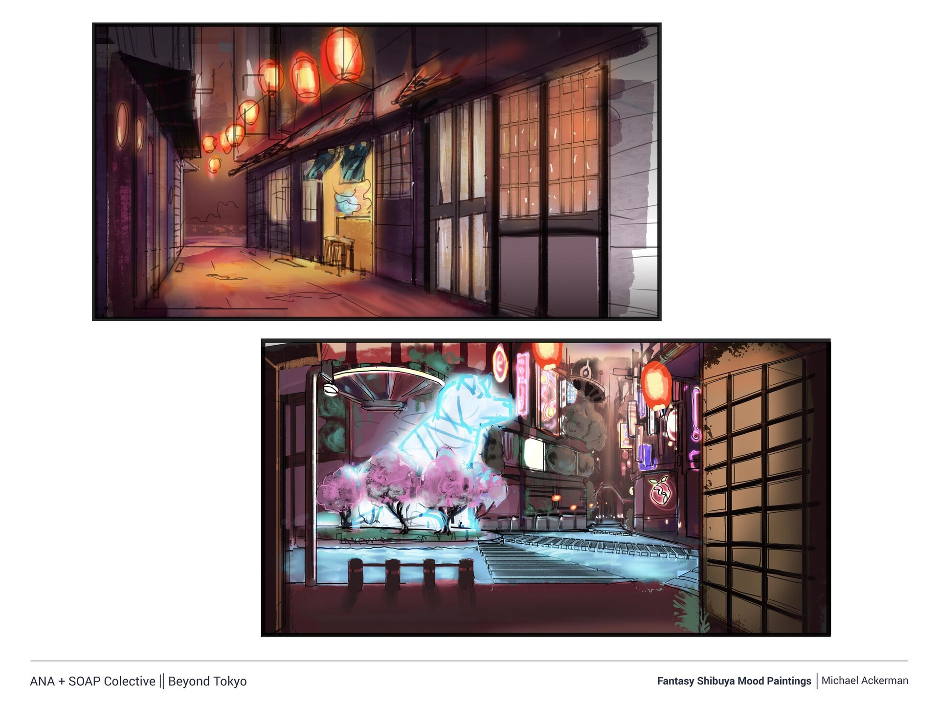 Mike Ackerman - Environment & Prop Designs - Beyond Tokyo