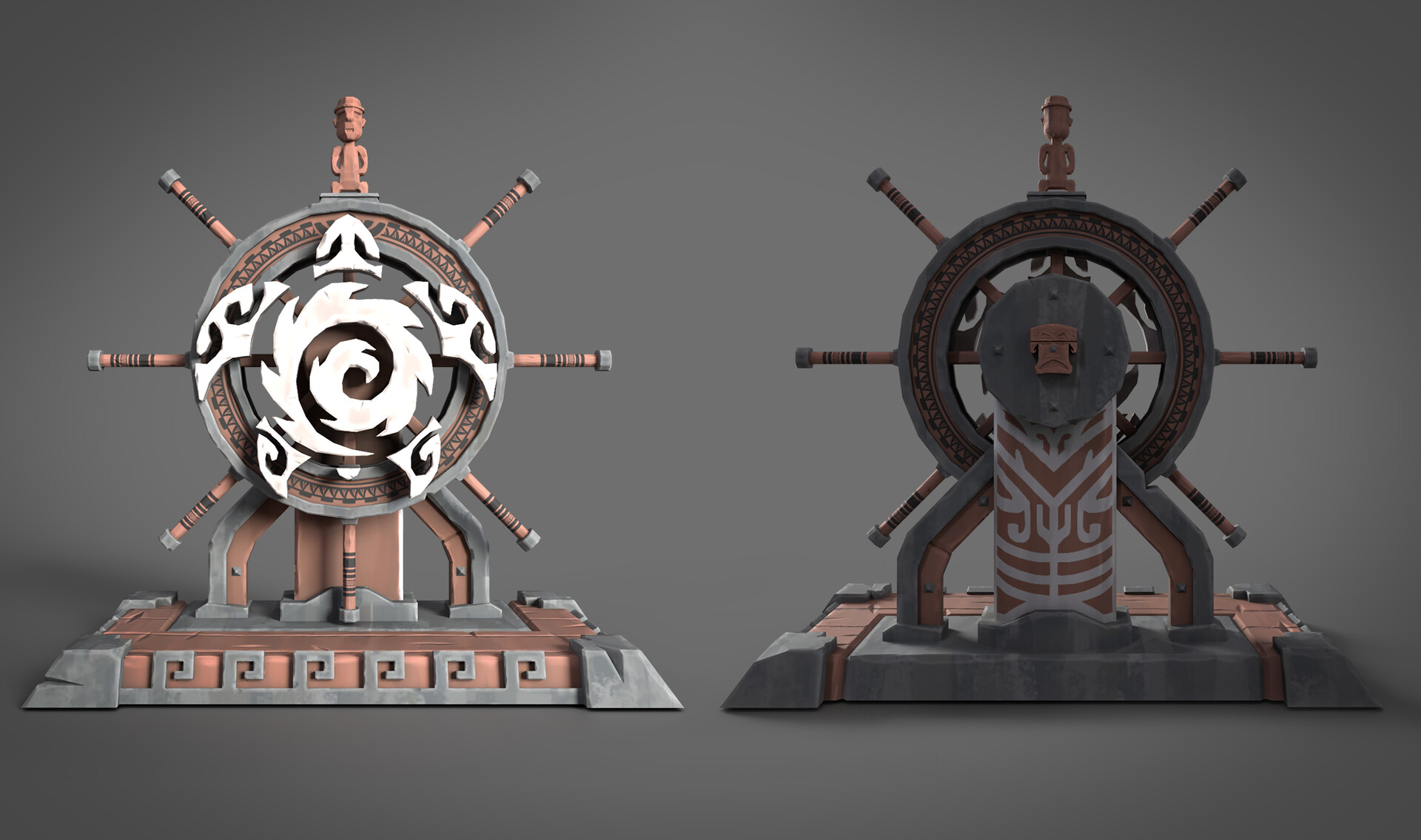 ROLAND Nicolas - Boat Wheel - Sea of Thieves fan art