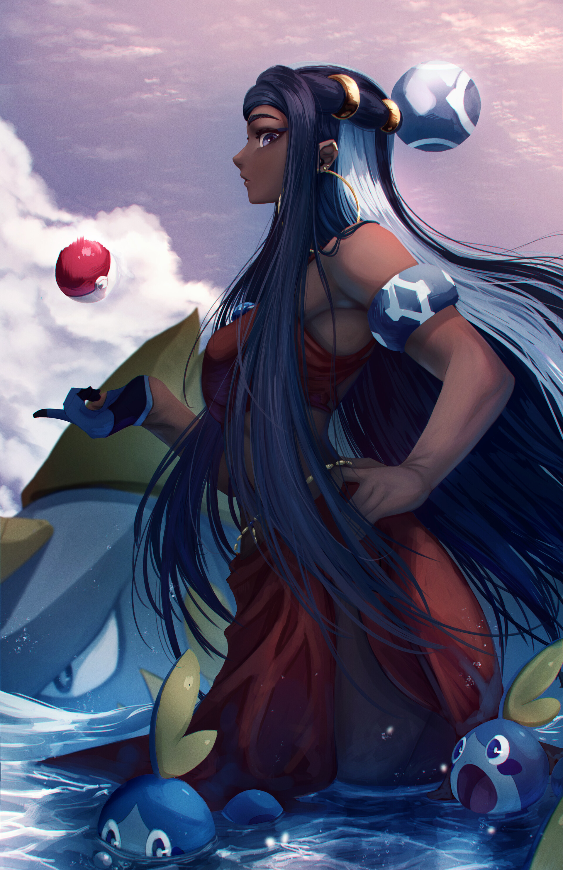 ArtStation - Nessa pkmn