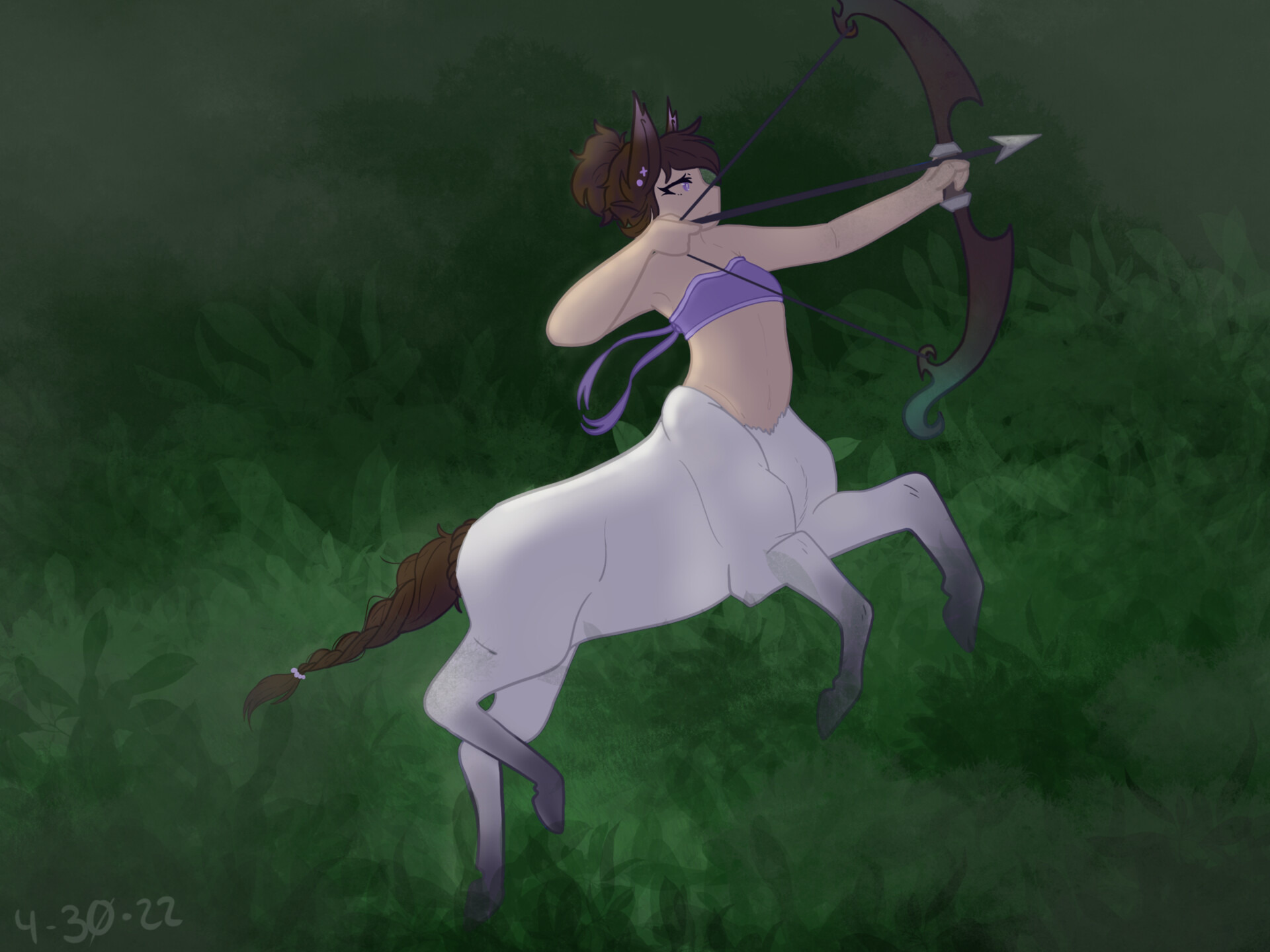 centaur drawing a bow