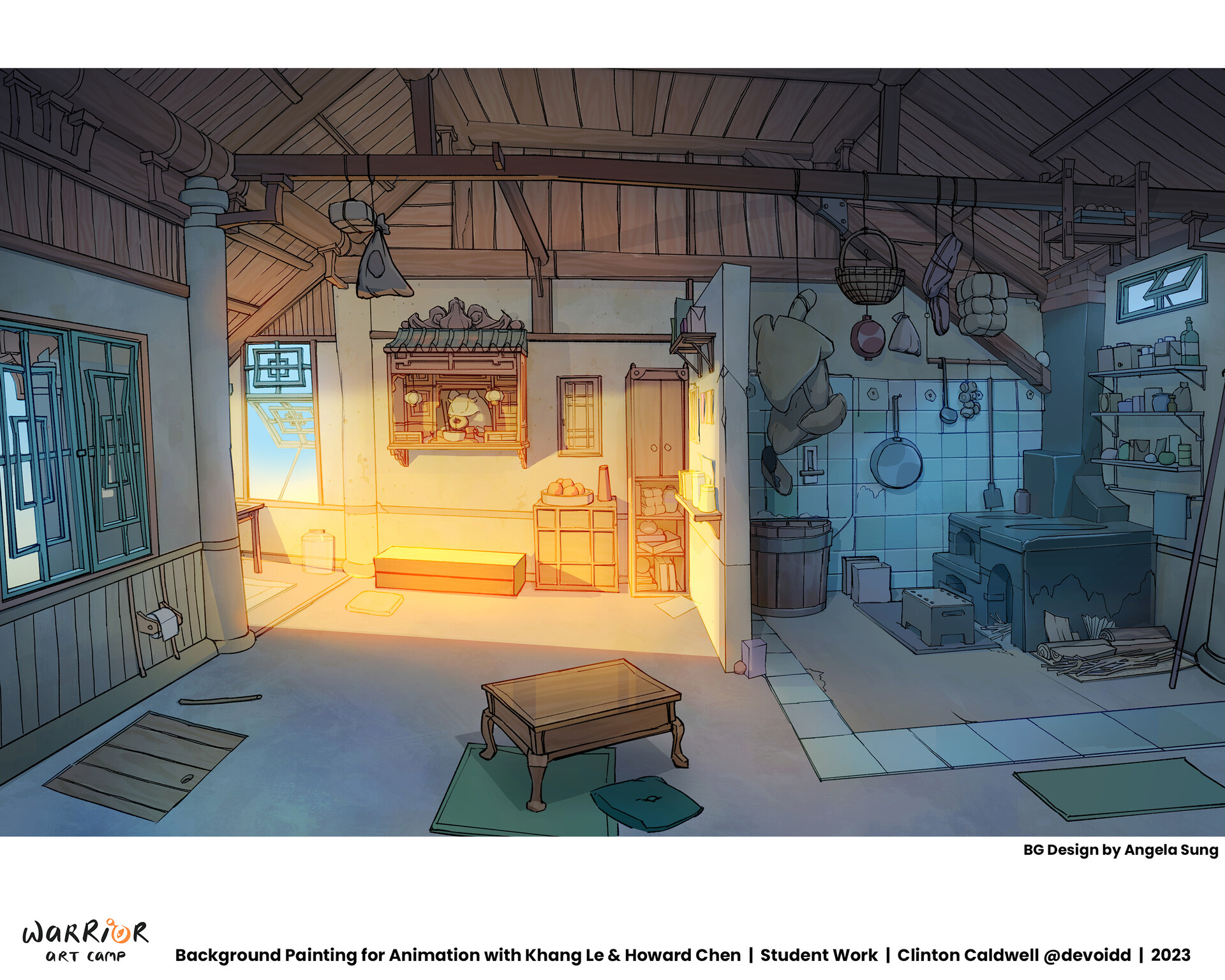 ArtStation - Clinton Caldwell | Background Painting for Animation with ...