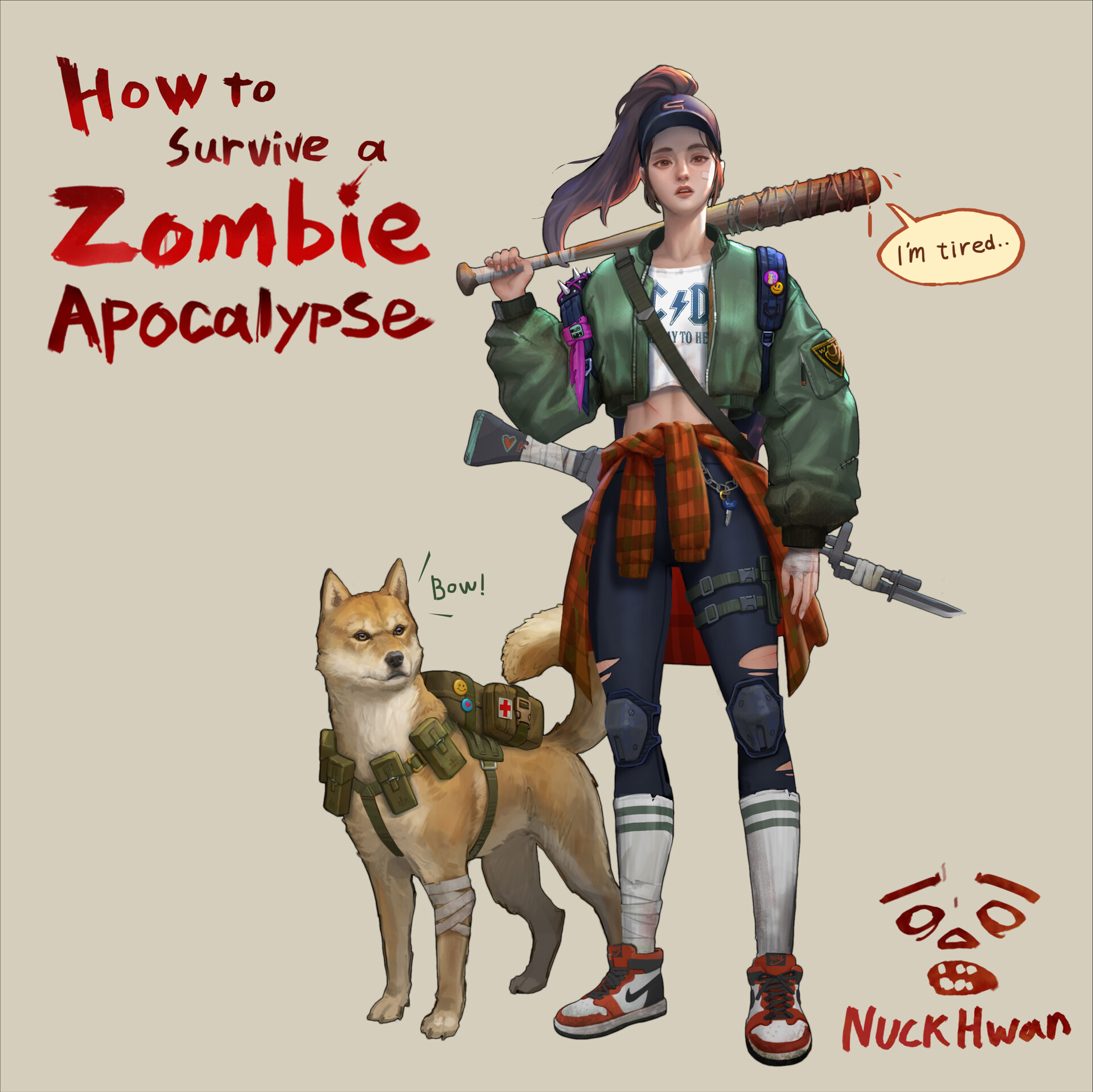ArtStation - How to survive a zombie apocalypse