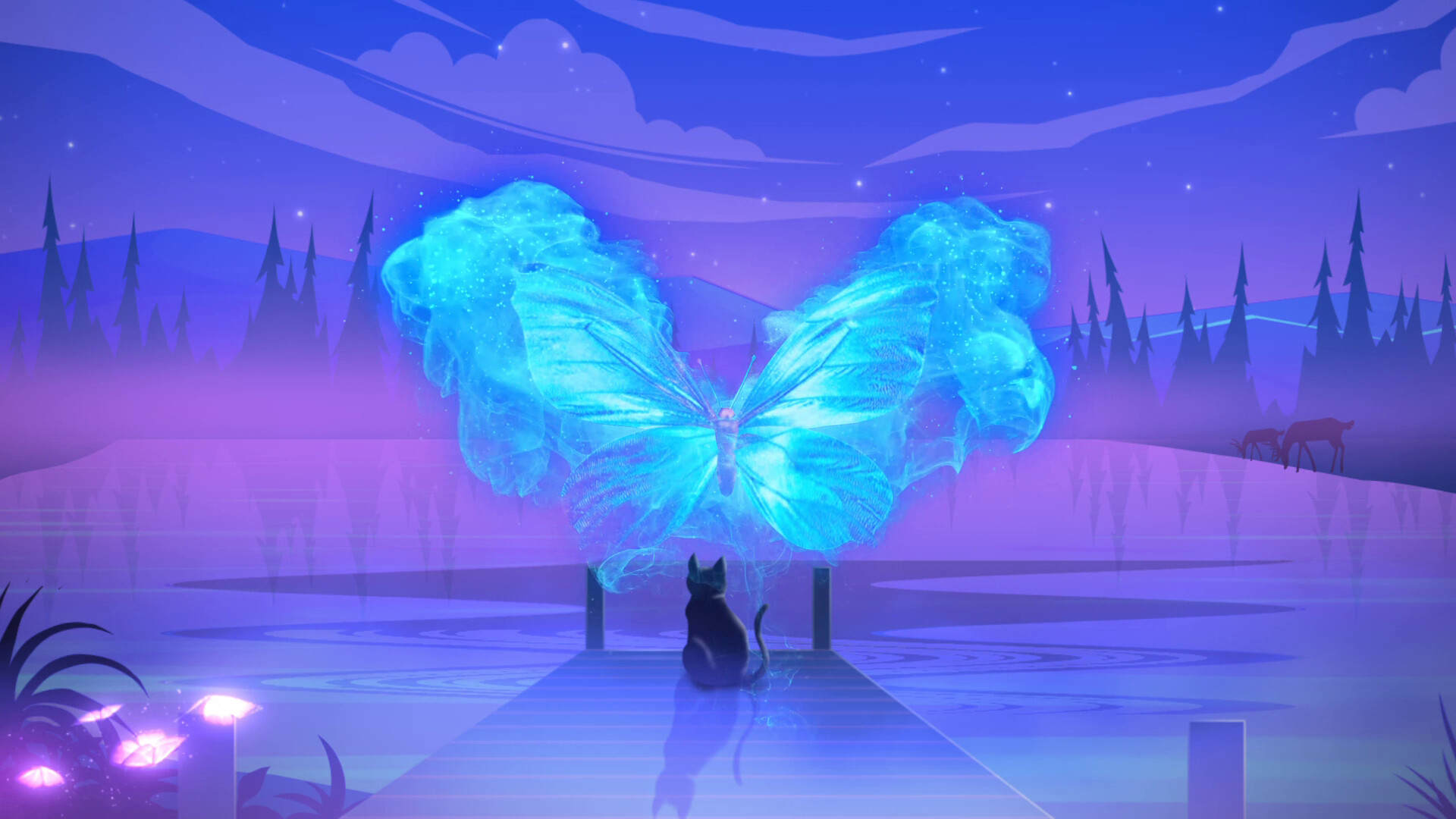 Clow Reed - "Moon Lake" Twitch Overlay Package