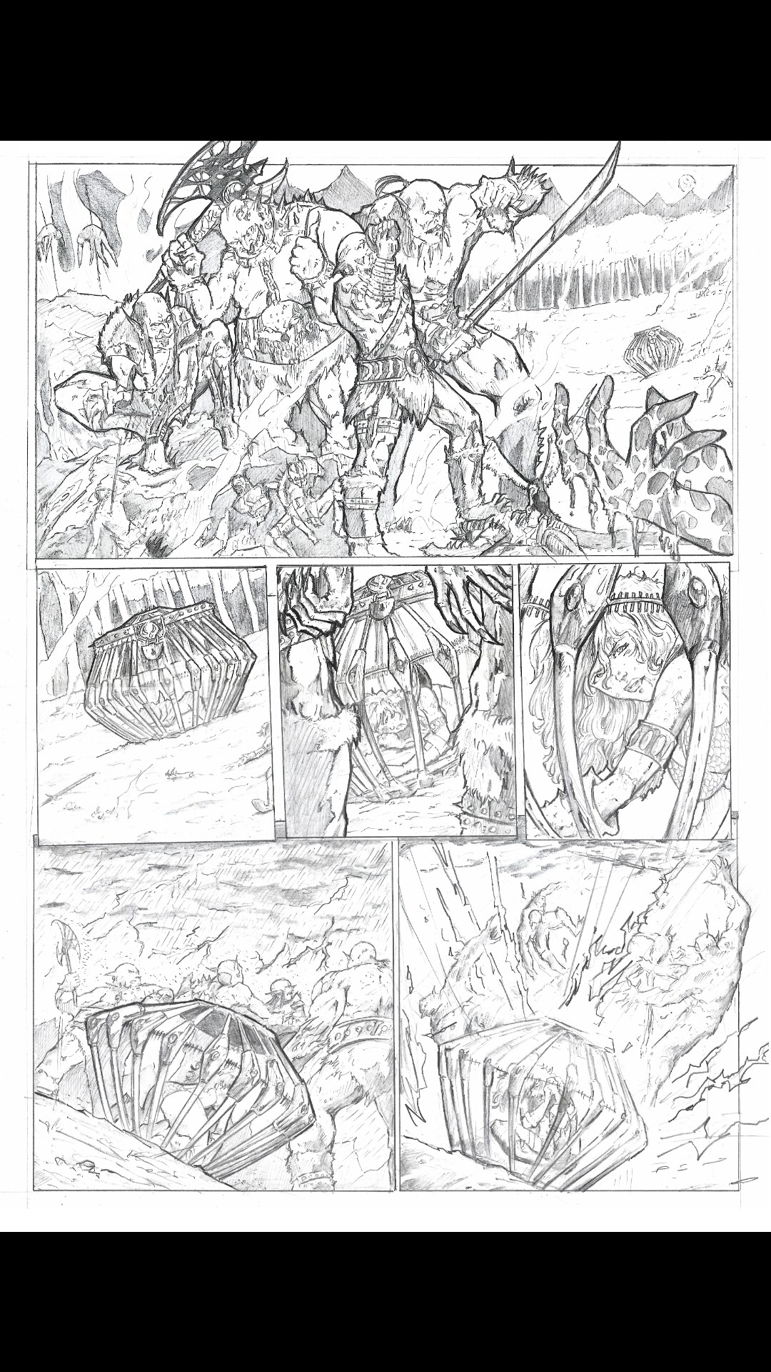 ArtStation - Pencil: JAMES ALVES Tittle: Red sonja e Thor