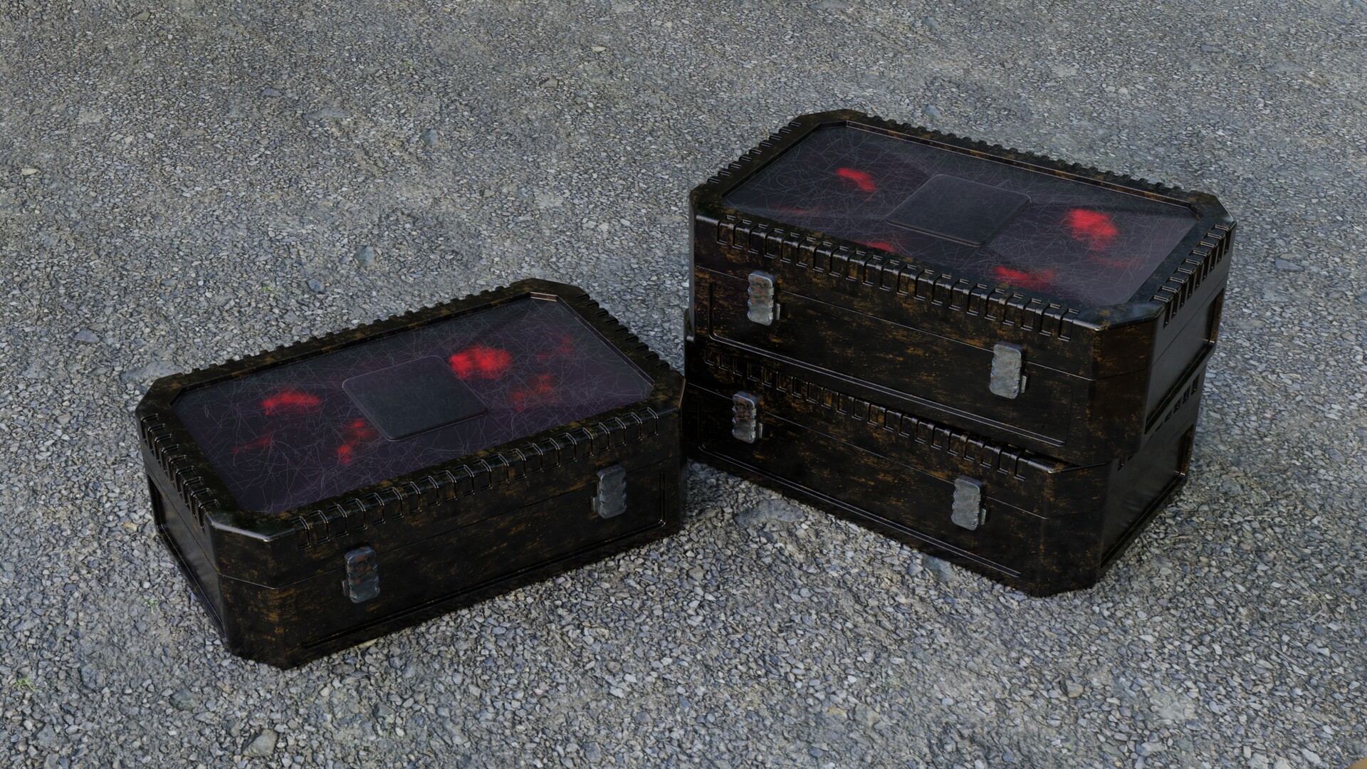 ArtStation - Boxes for transporting precious stones