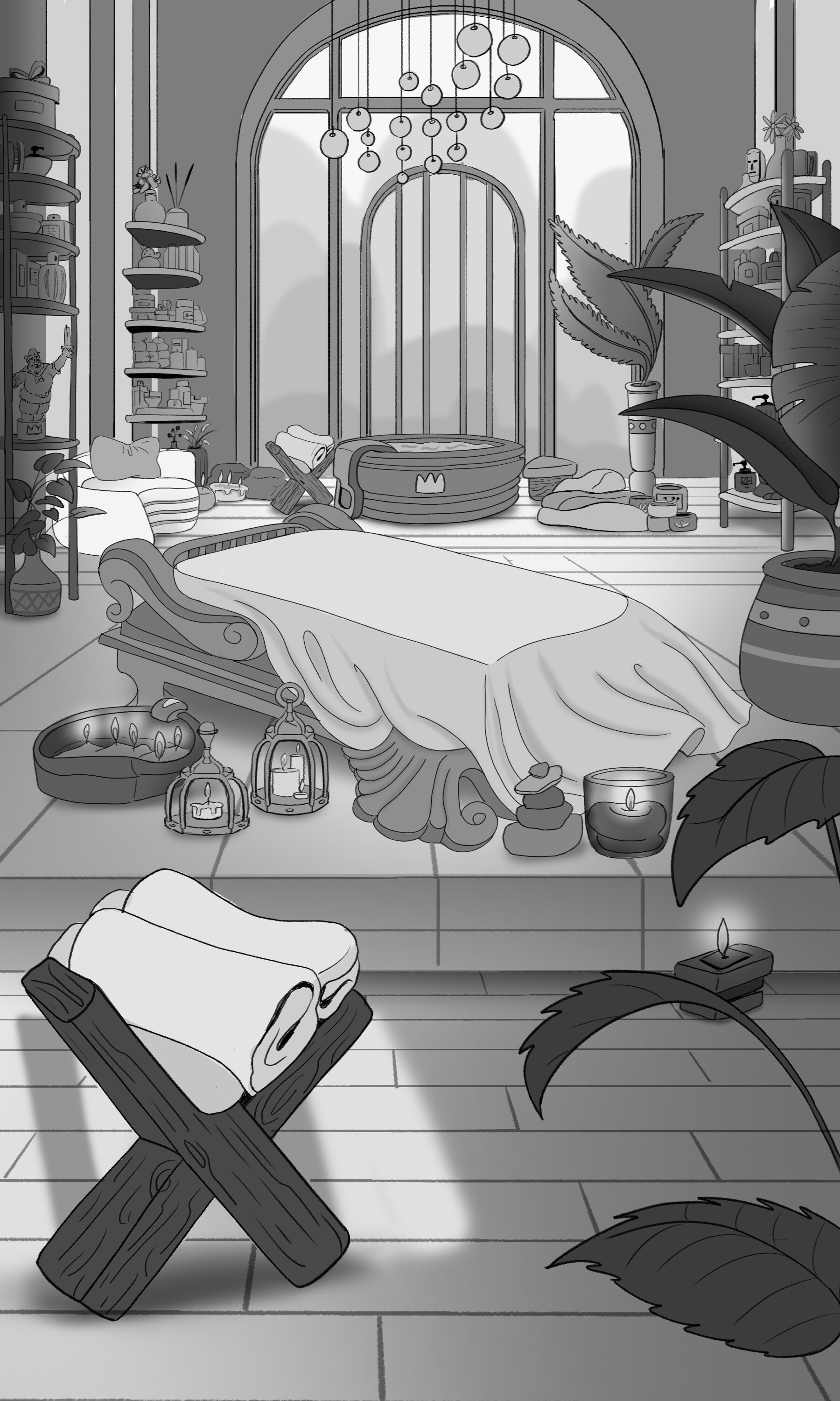 ArtStation - Royal Spa Concept