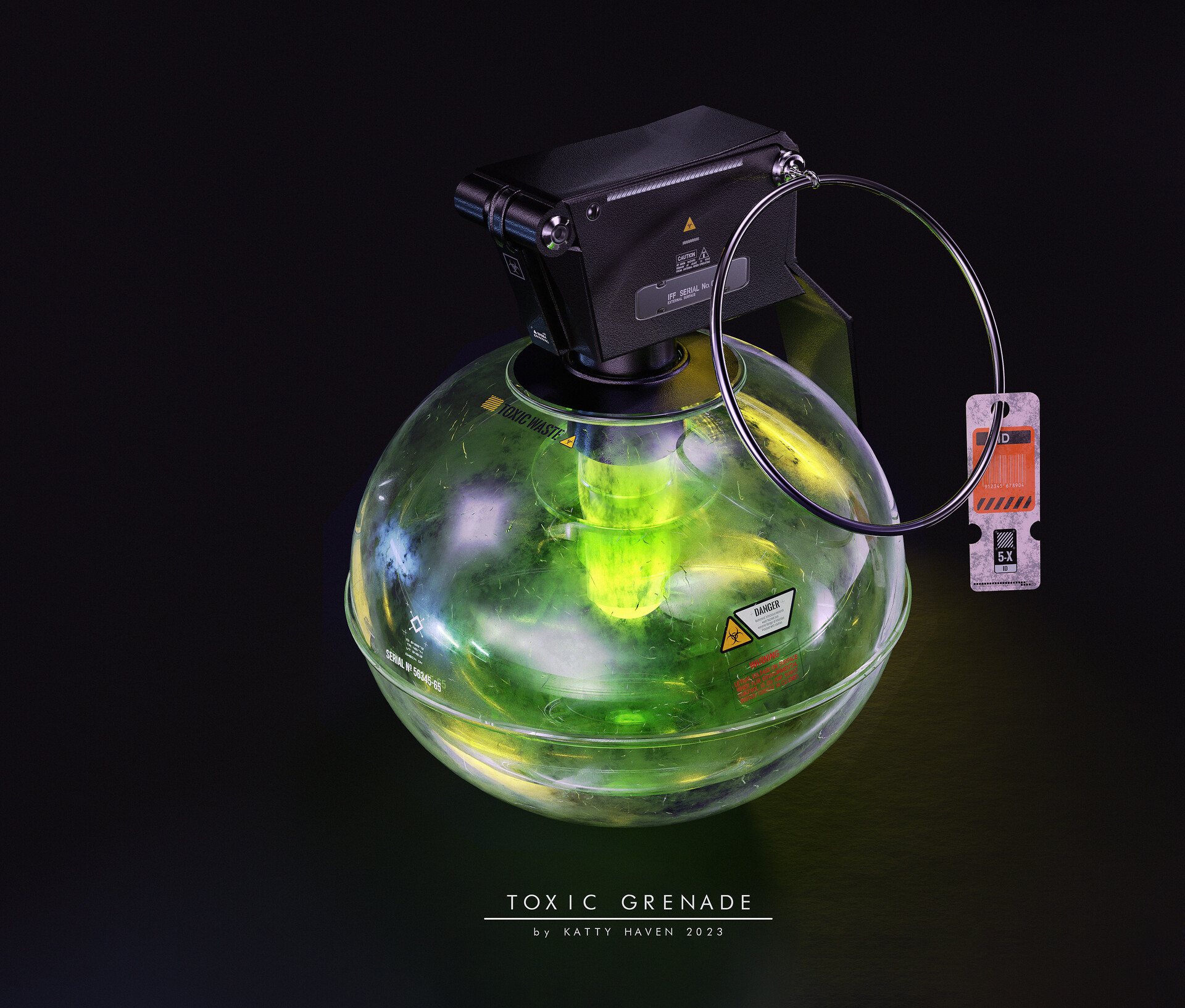 ArtStation - toxic grenade