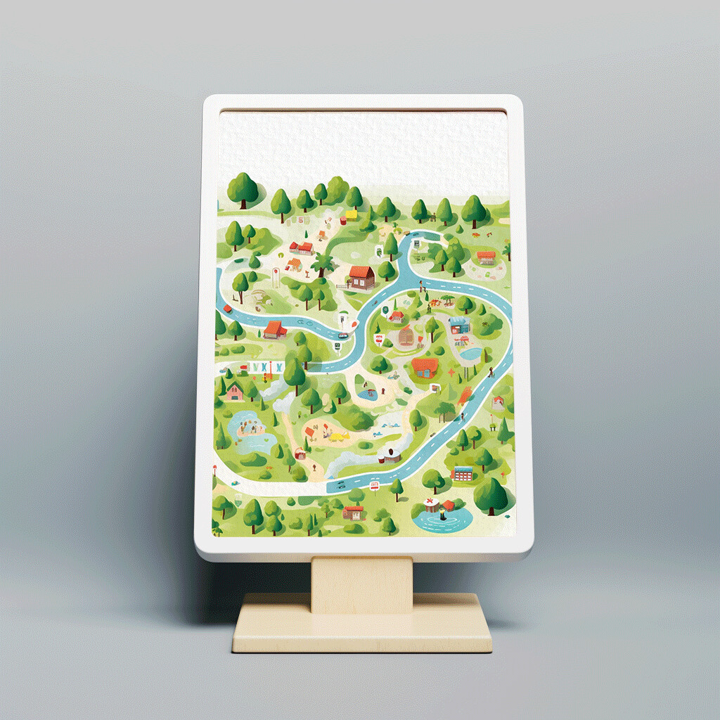 ArtStation - Area map mockup