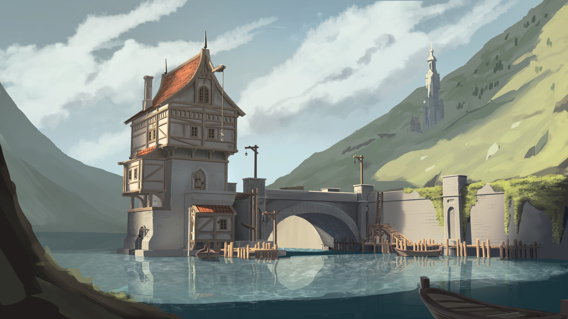 ArtStation - River House