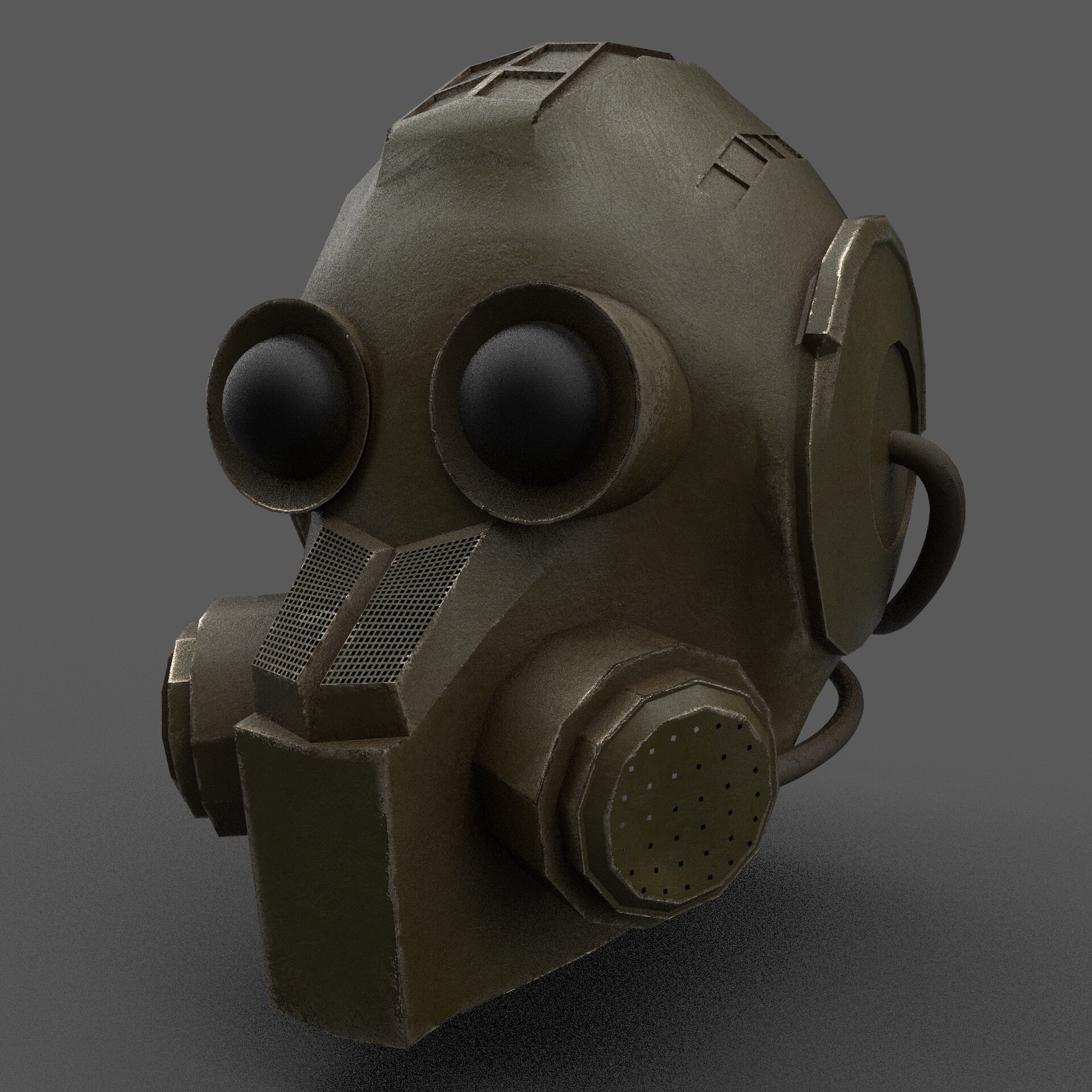 ArtStation - Helmet Metal Plain