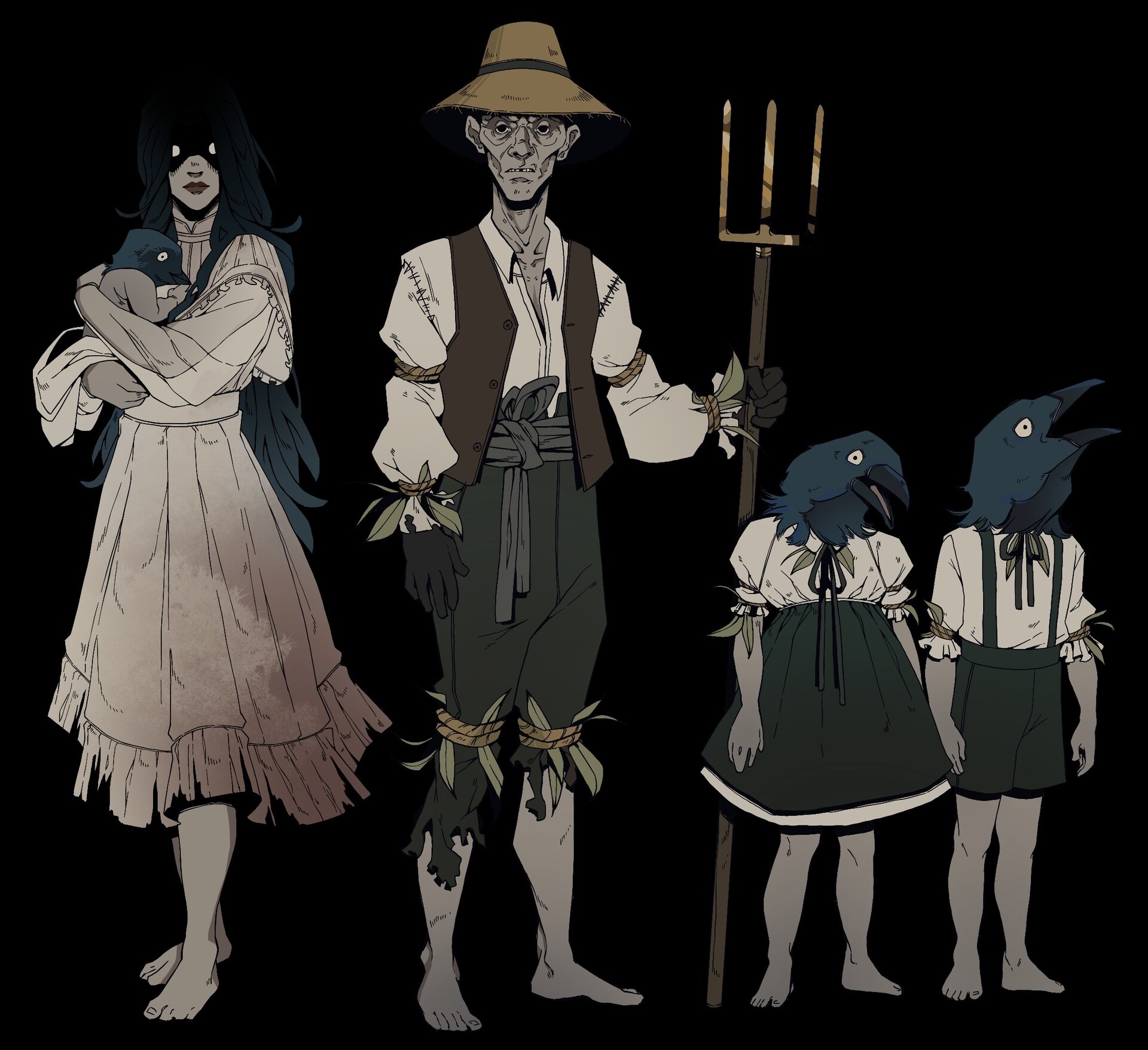 ArtStation - Spooky family