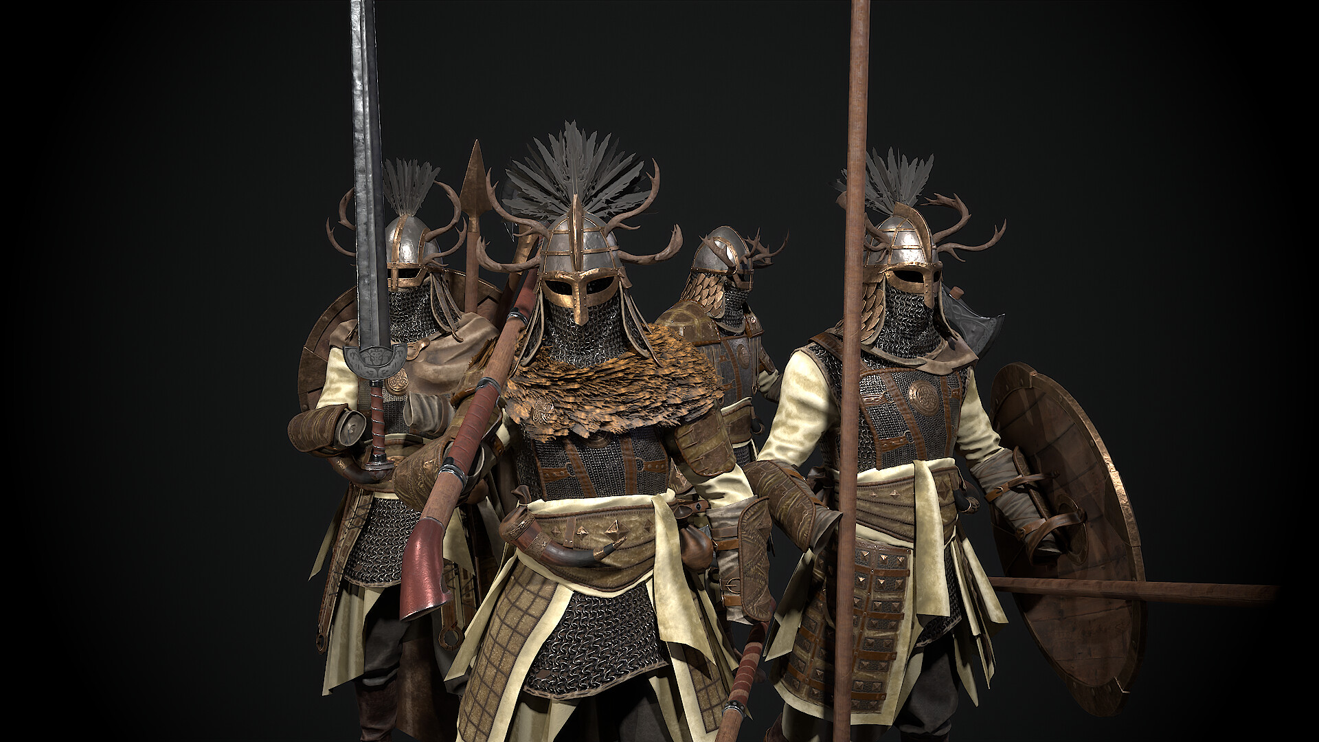 ArtStation - Kingdoms of Arda - Dunland Modular Armor Set P1 - Dunland ...