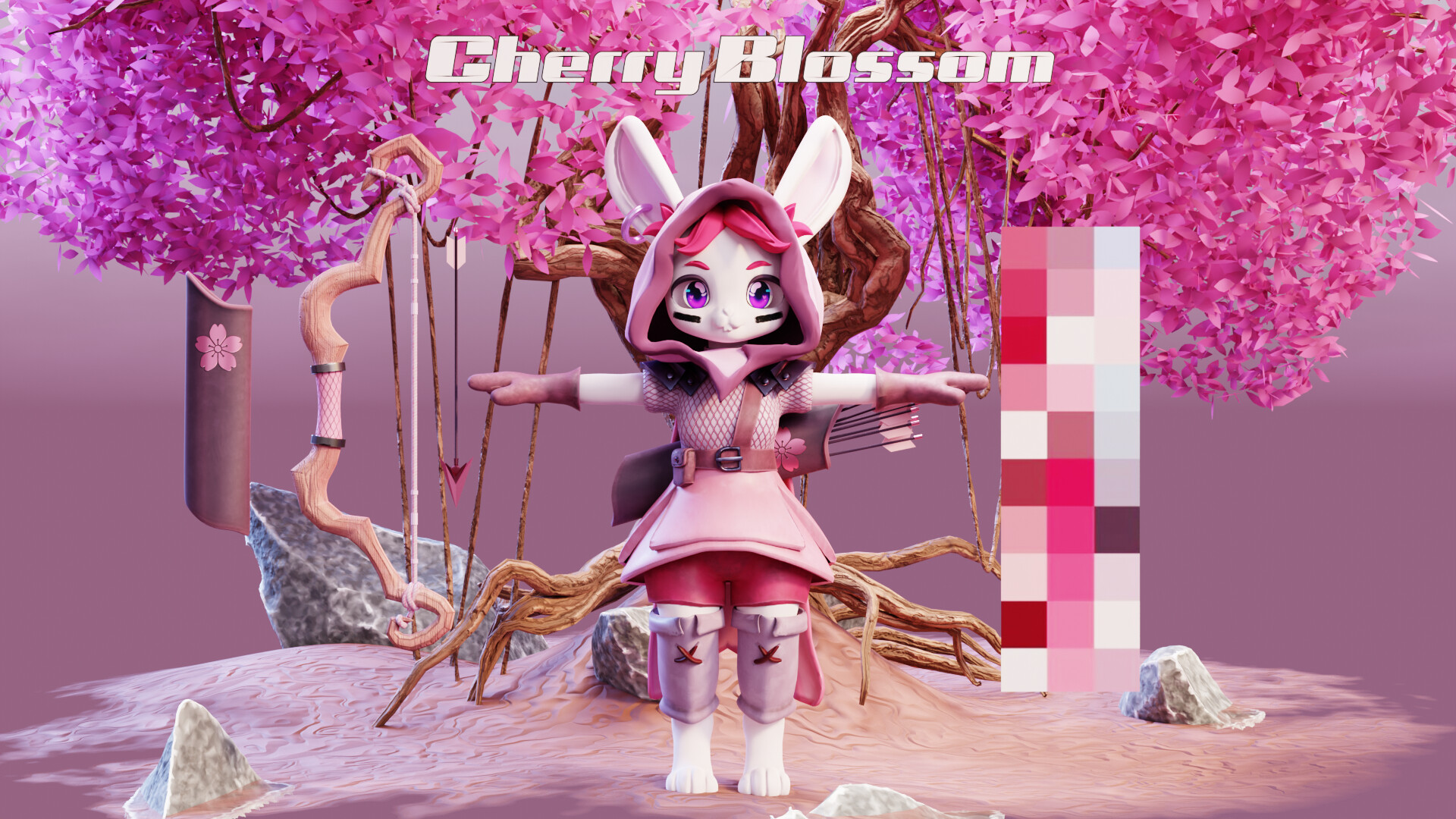 ArtStation - Cherry Blossom Own Character