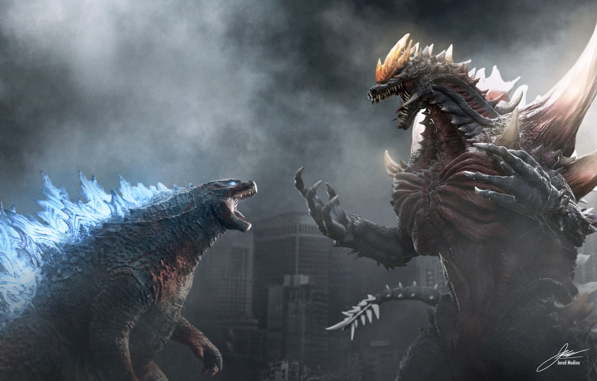 Space Godzilla Wallpaper