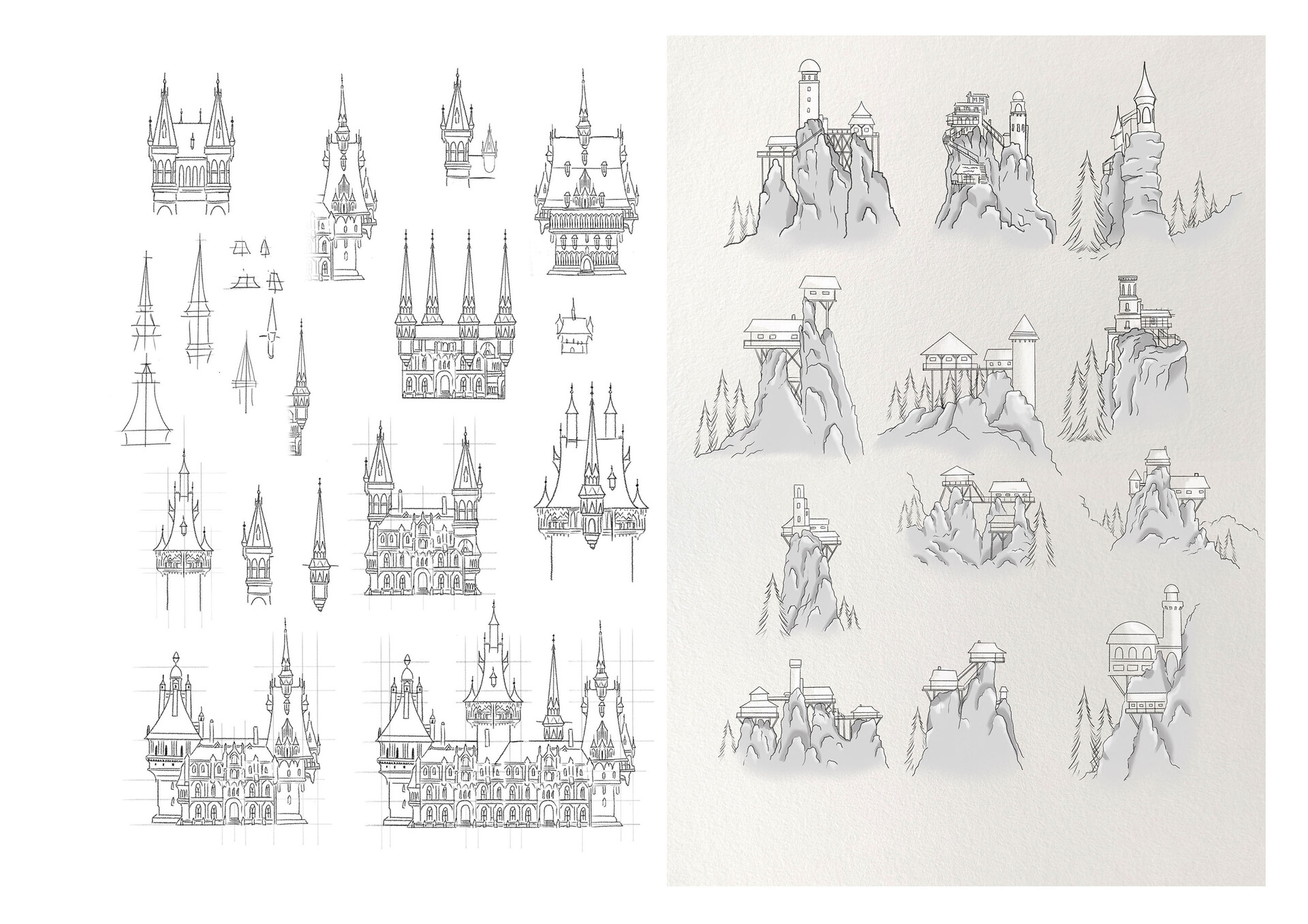 ArtStation - Castle Sketches