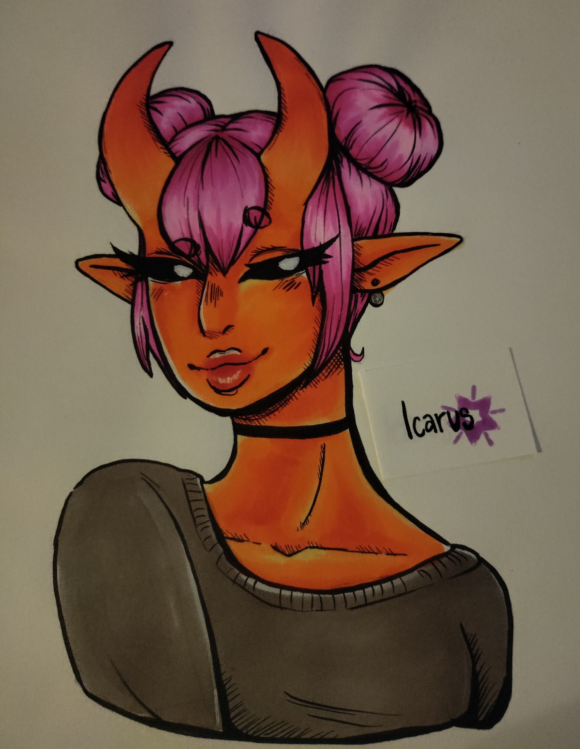 ArtStation - Original Character Marker Drawing