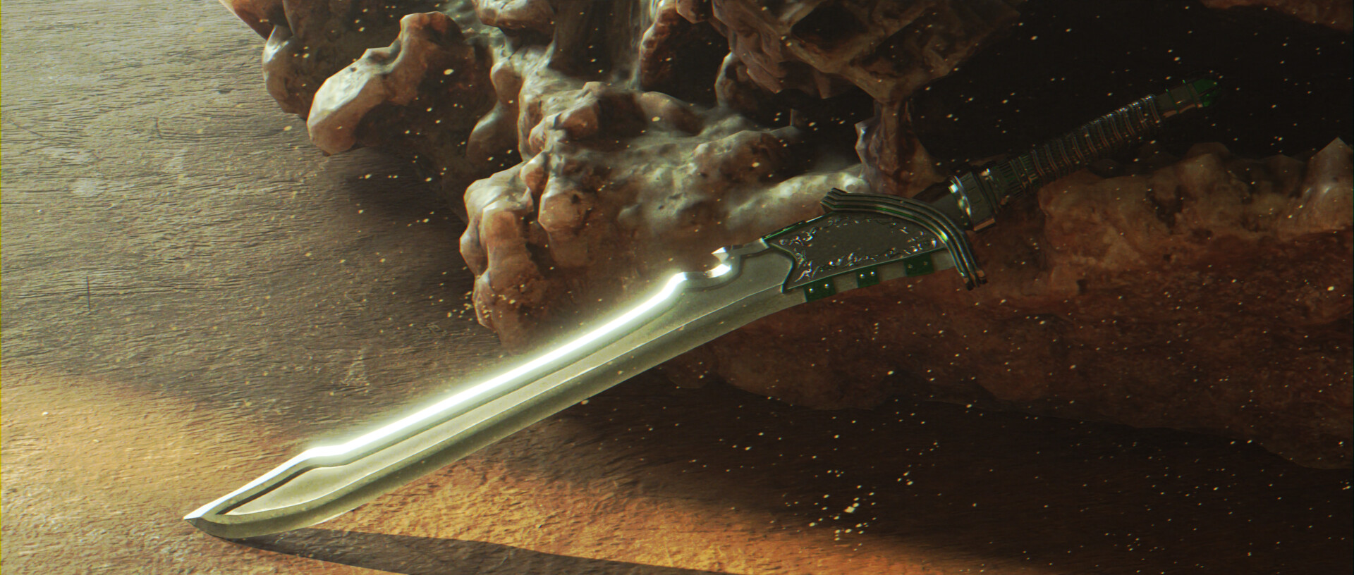 ArtStation - Madison' Sword: Lighting test.