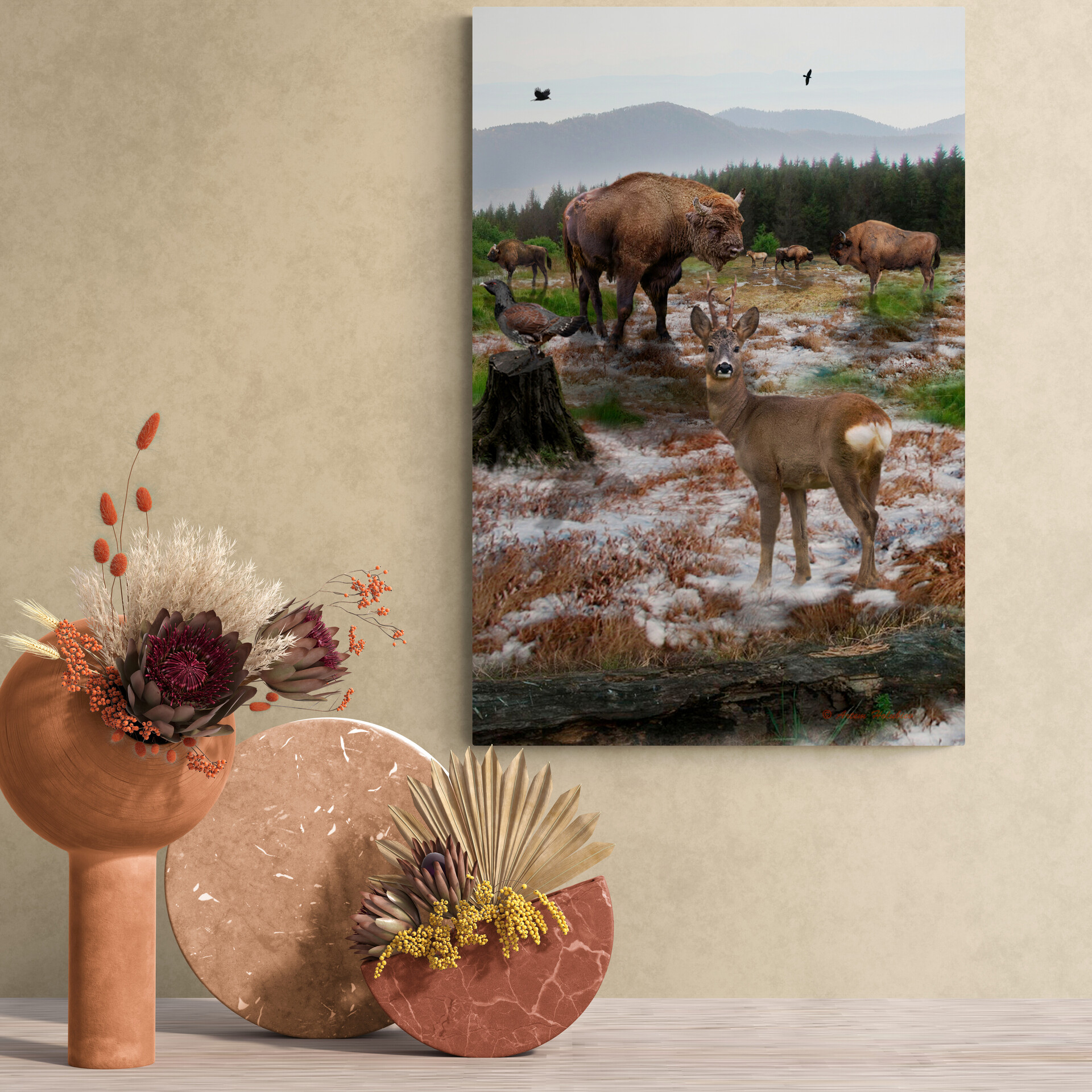 ArtStation - Wild nature of Europe of the Holocene geological epoch