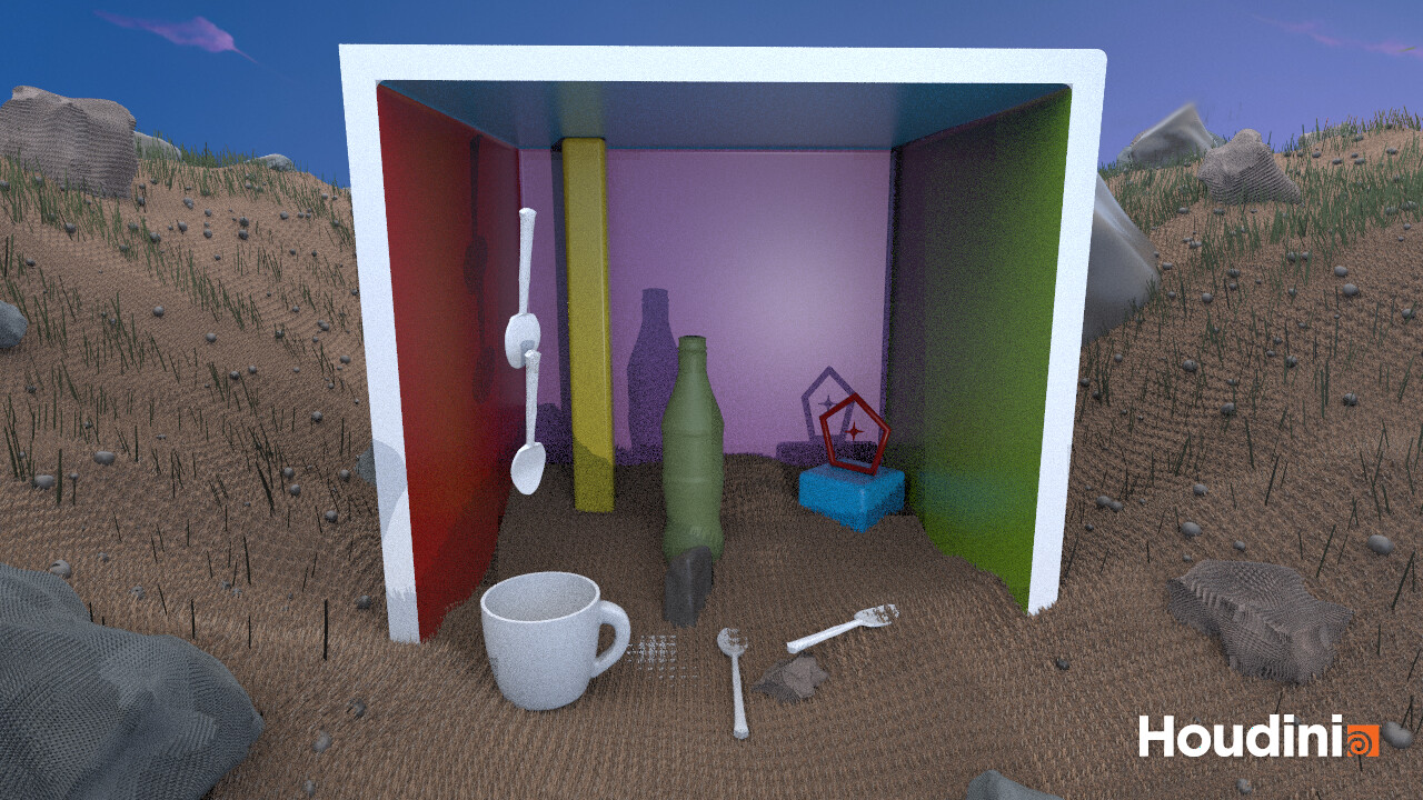 ArtStation - 3D Environnement - Compositing - Houdini