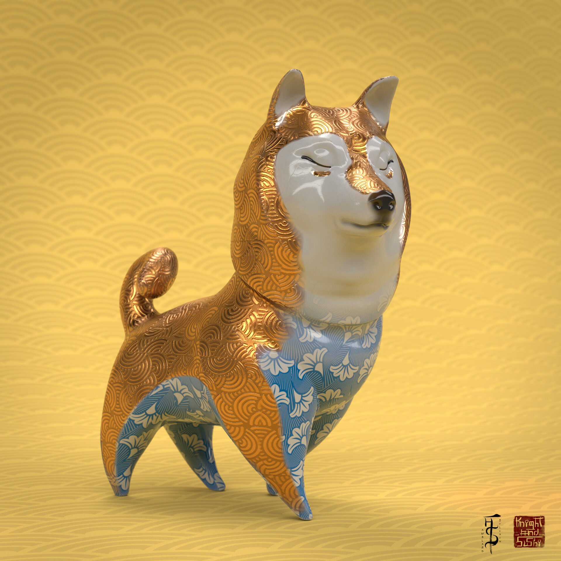 ArtStation - The Proud Shiba