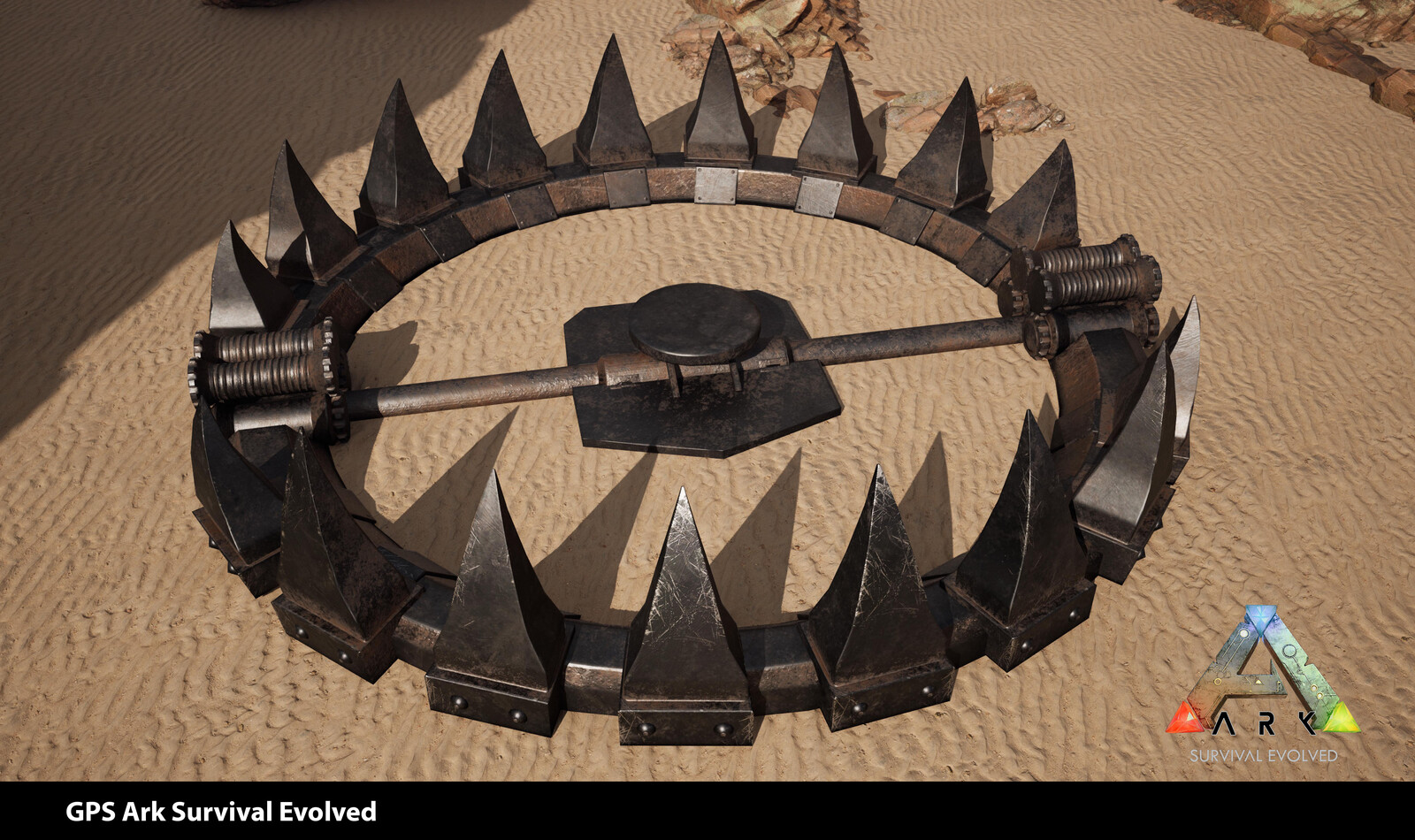 RedOrange - Large Bear Trap - Ark Survival Evolved