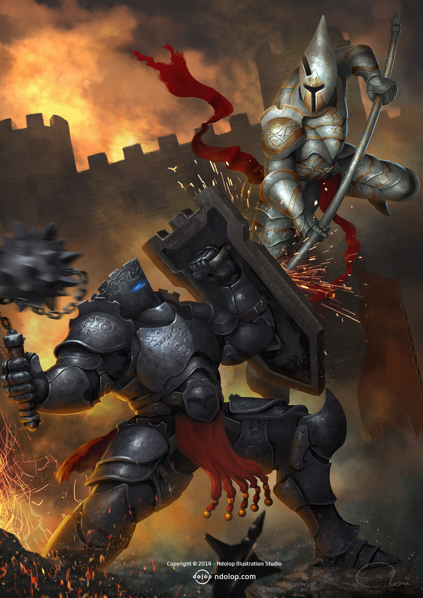 ArtStation - Black Rook vs White Bishop