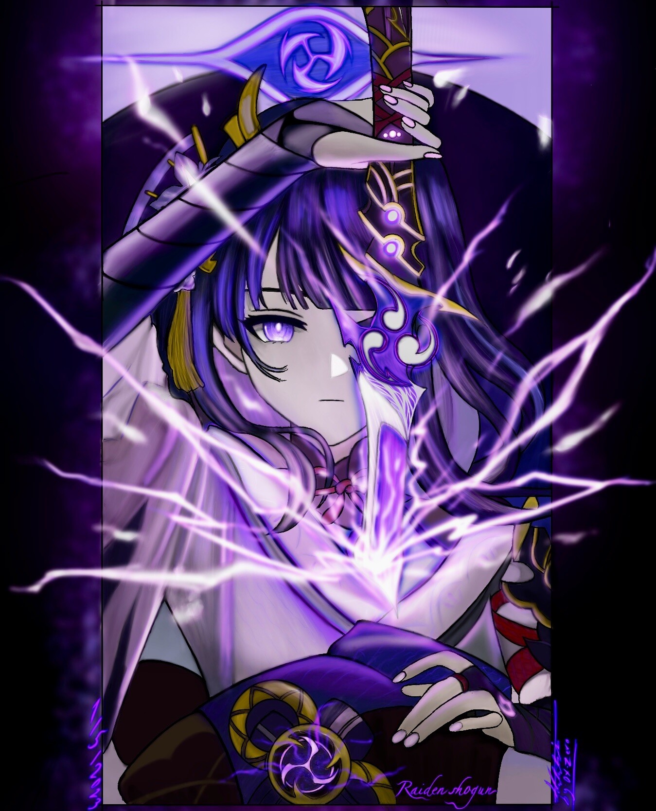 ArtStation - Raiden shogun from ginshen impact - swipe for video