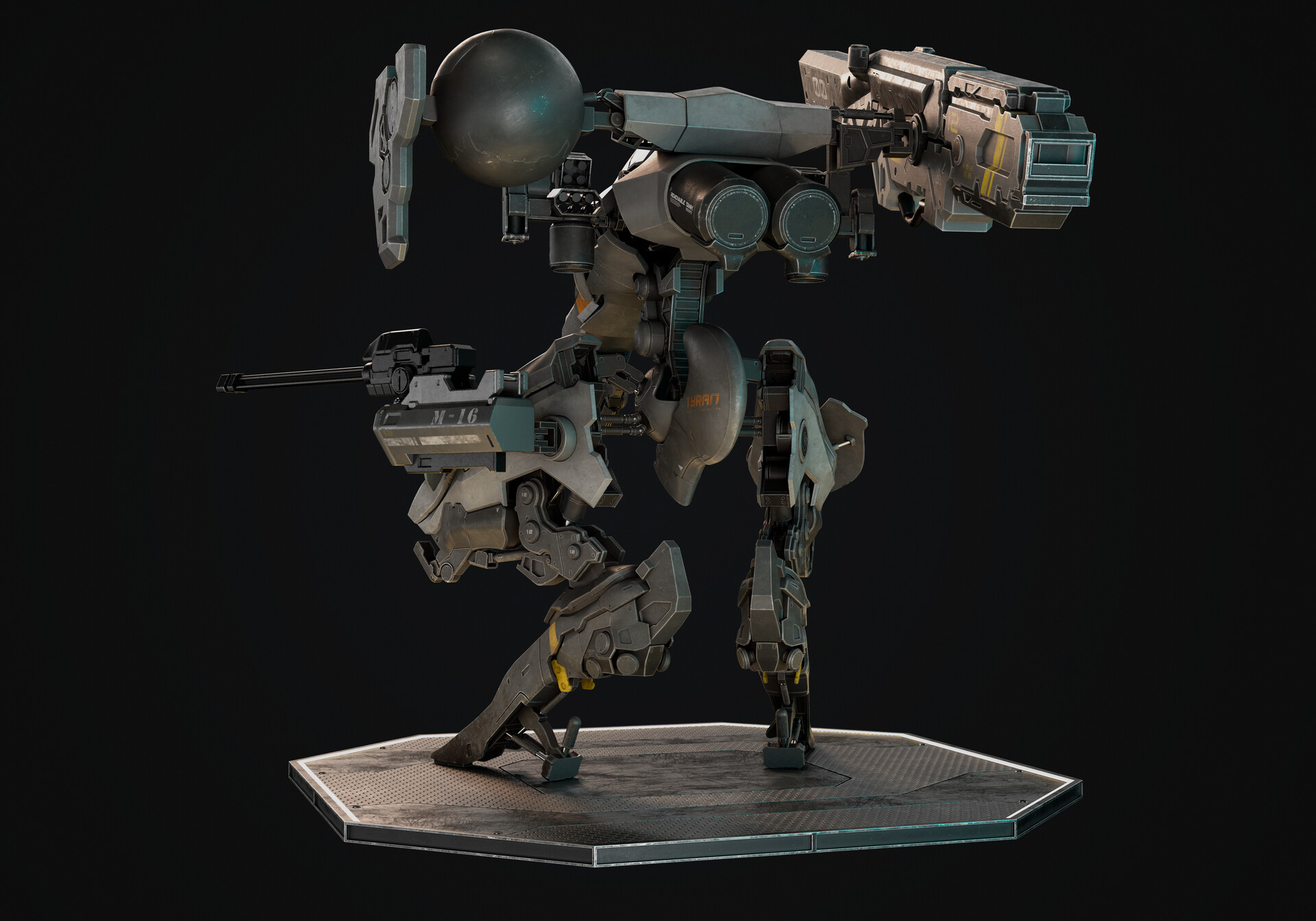 3dsense Media School - Mecha walker