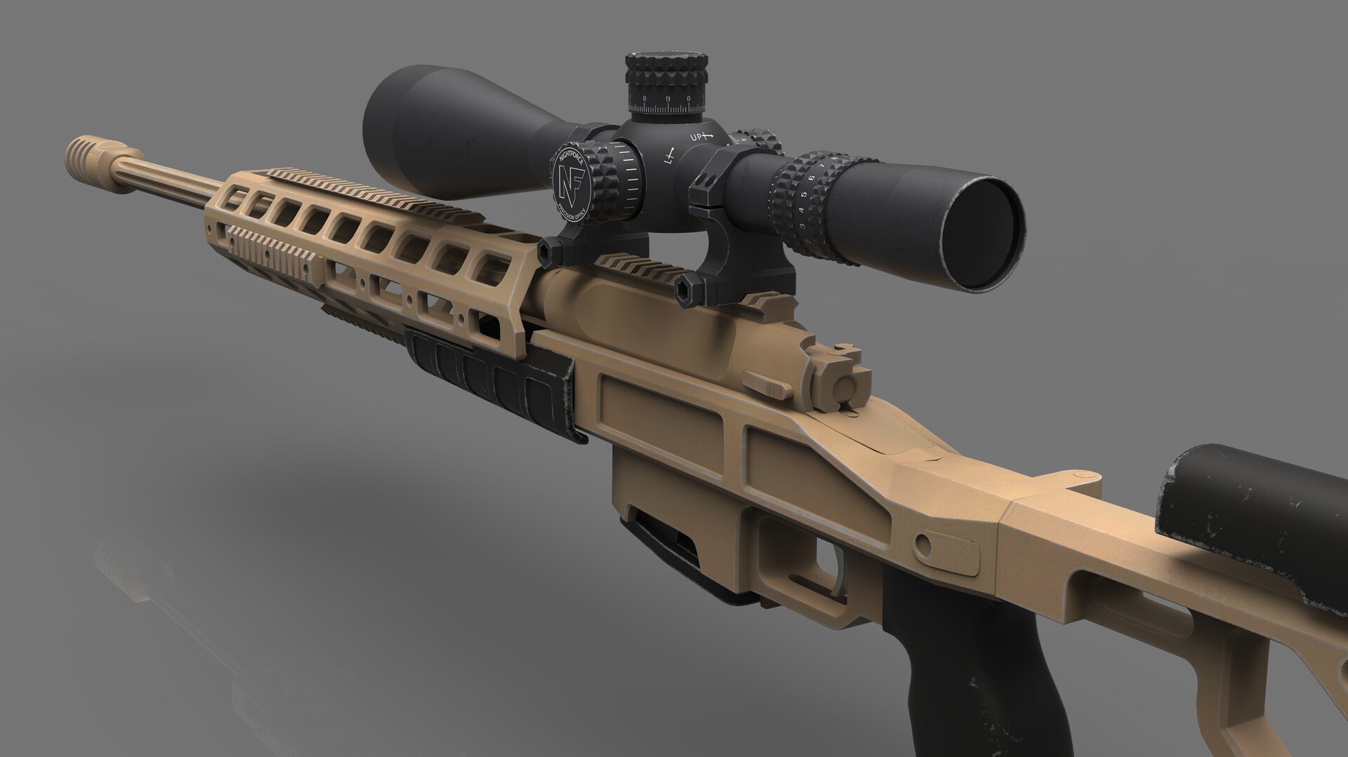 ArtStation - Gun modeling in maya