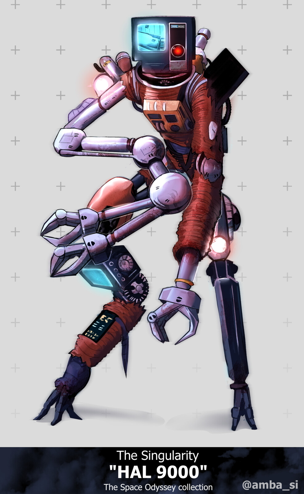 amba_si - HAL 900 - The Singularity Dead By Daylight skin concept