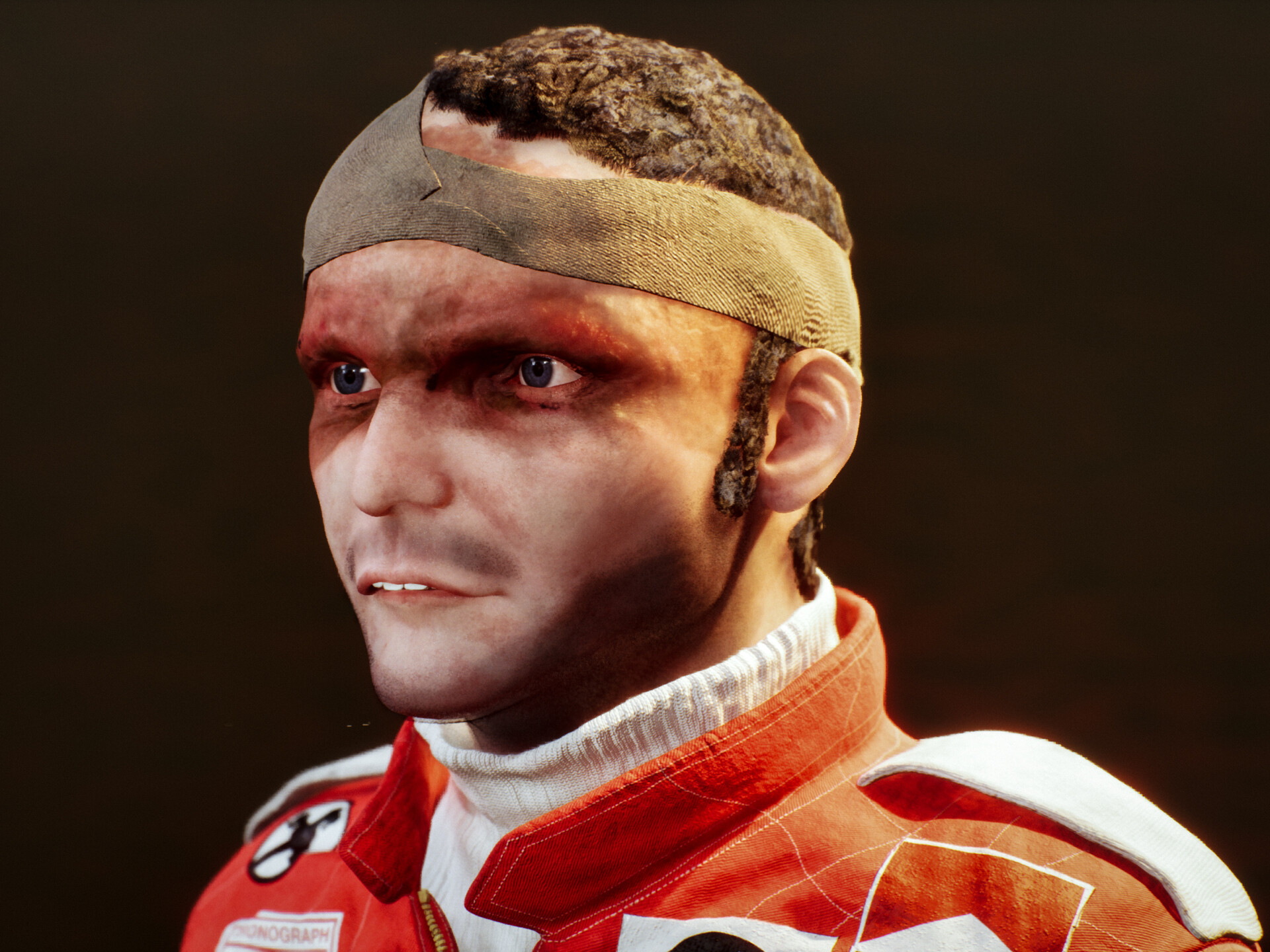 Michał Adamus - Niki Lauda 3D Portrait