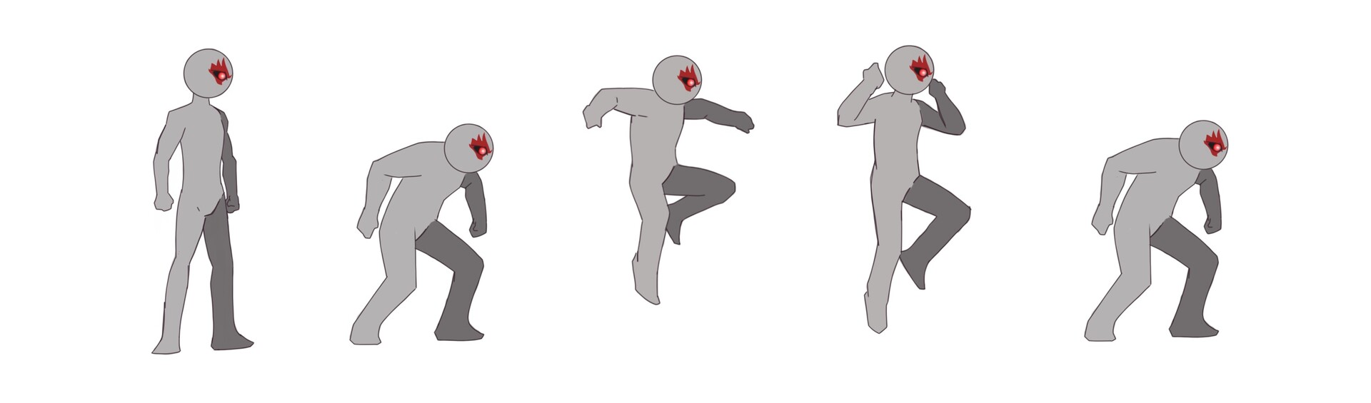 ArtStation - Light Character Jump Sprite sheet