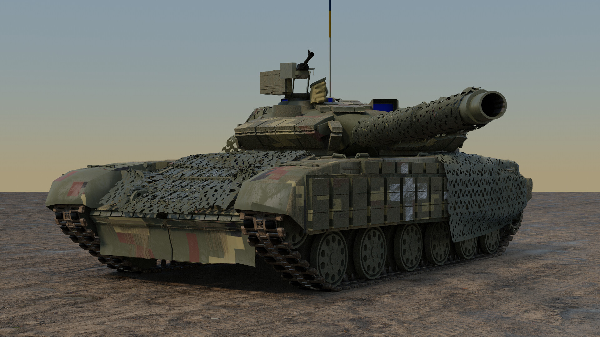 ArtKud - T-64BV version 2017 main battle tank