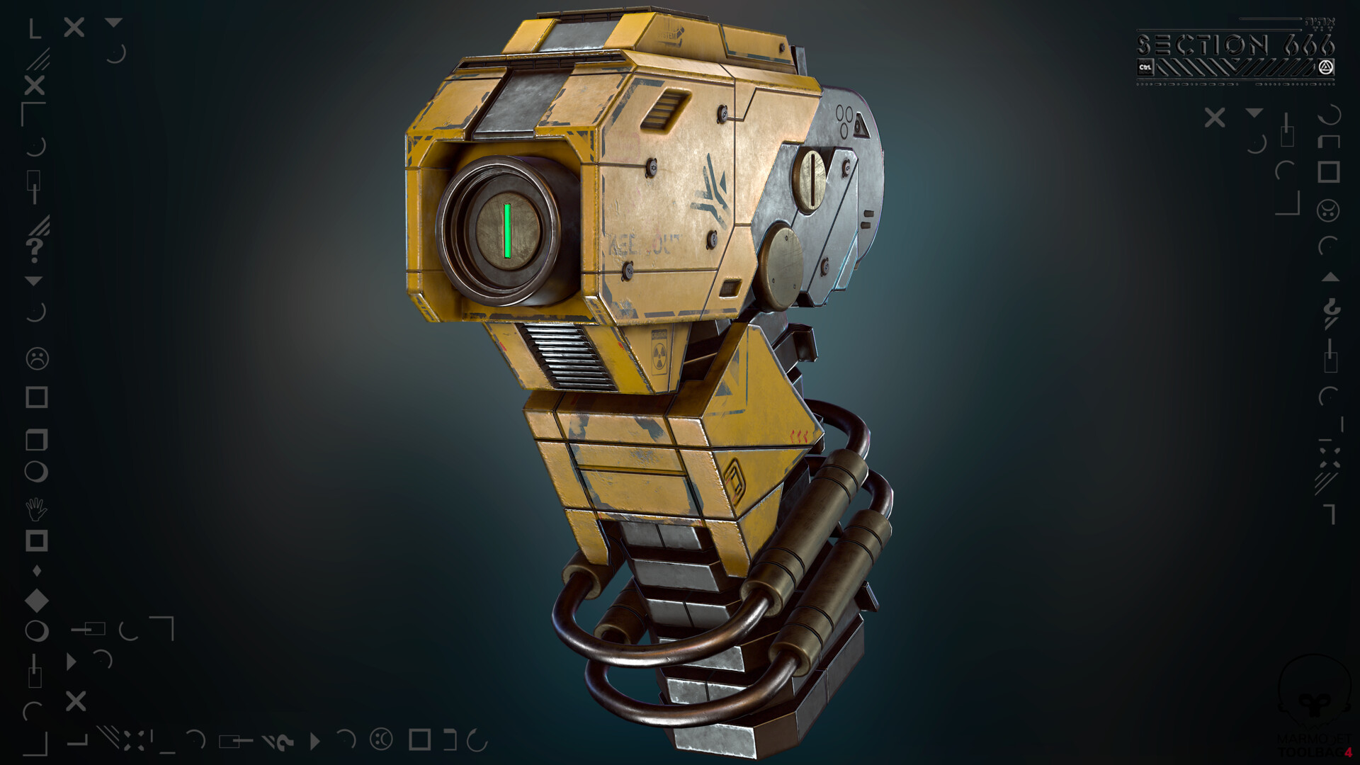 ArtStation - Droid head