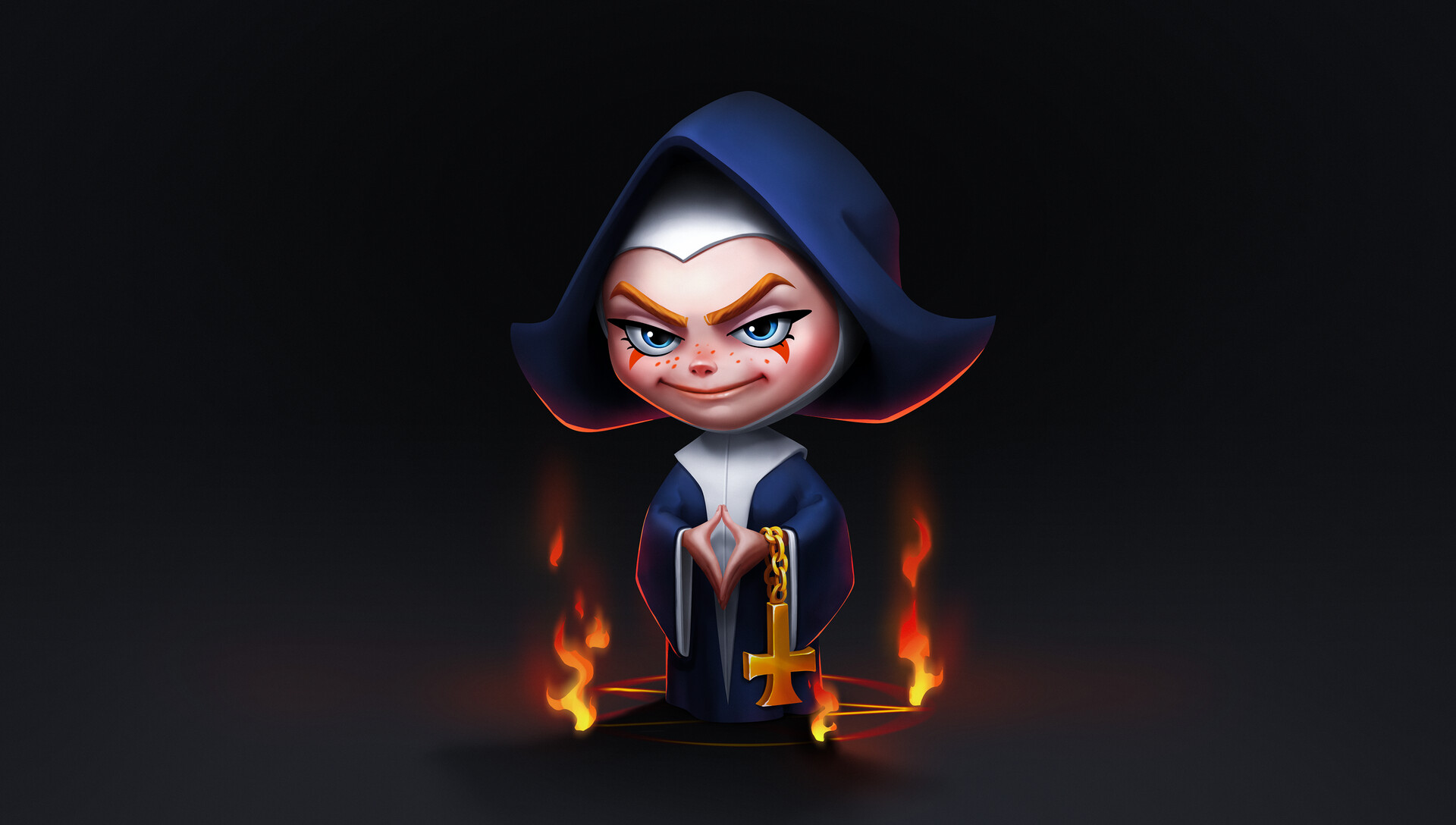 ArtStation - the nun