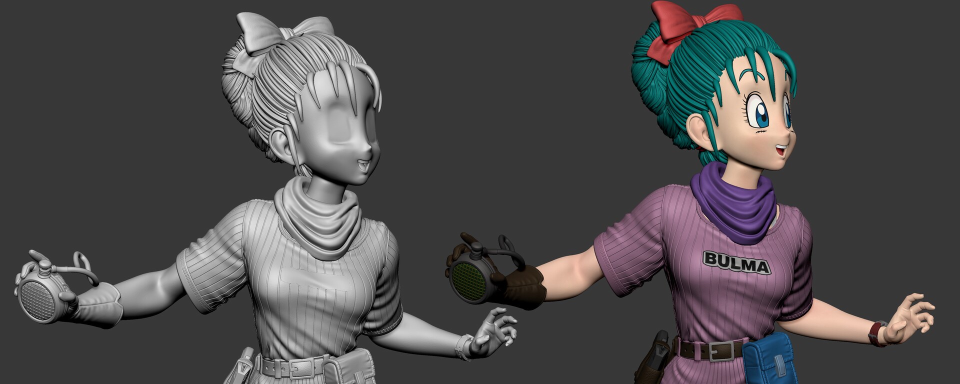 Pedro Benite - DBZ - Bulma Statue