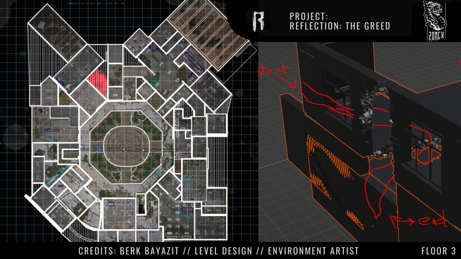 BERK BAYAZIT - Reflection The Greed Environments I Made
