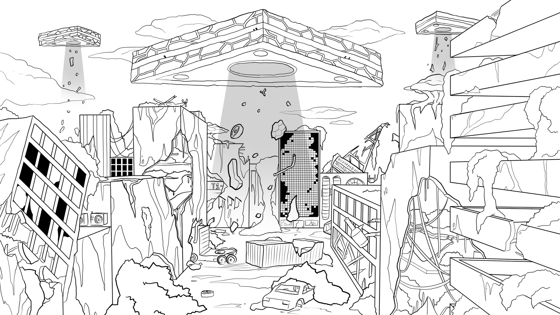 ArtStation - Post Apocalyptic Environment Concept