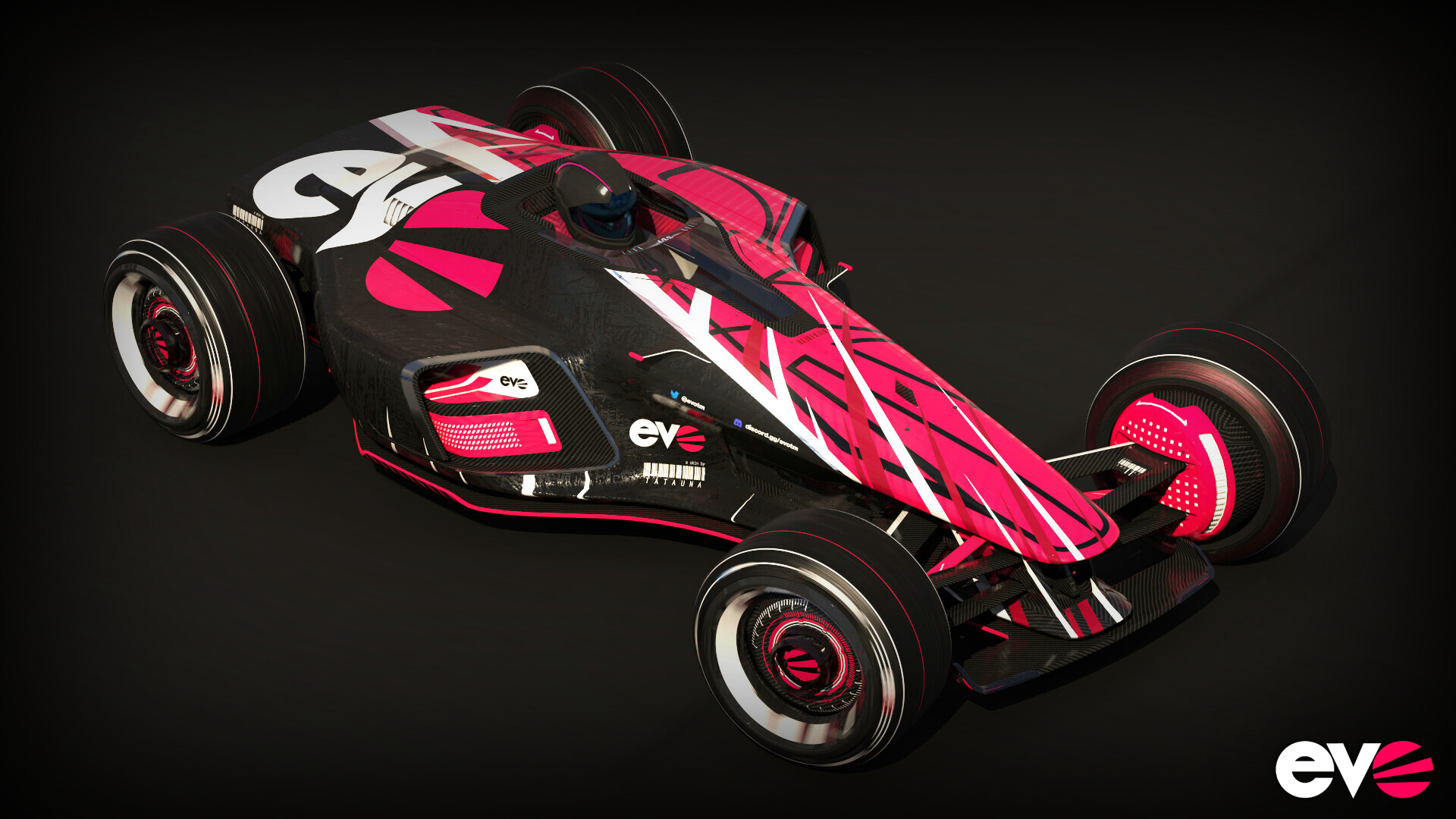 Tatauna - PINKBURST - a Trackmania skin for Evo eSports e.V. supporters