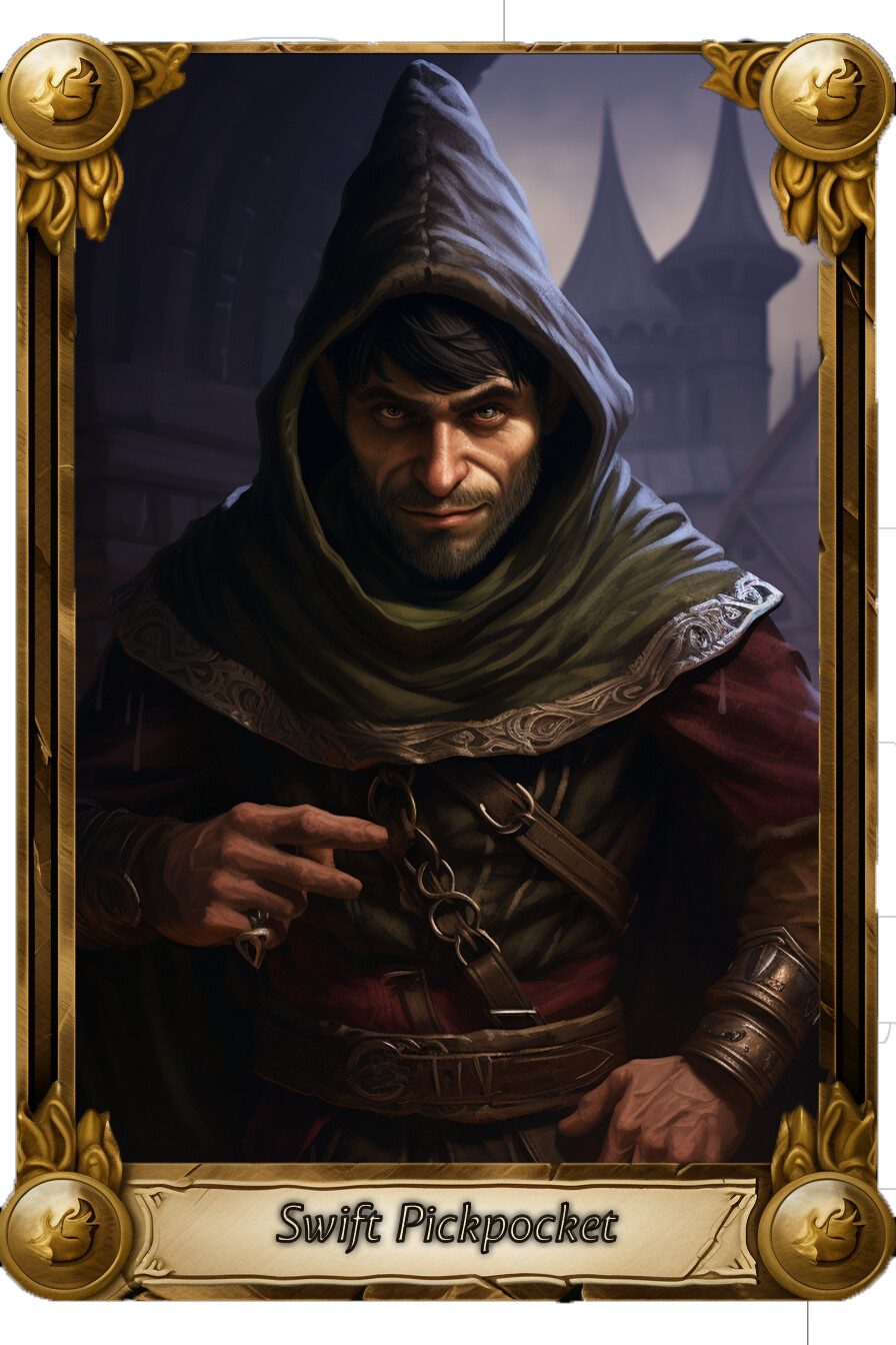 ArtStation - New Card Game Class : Thieves