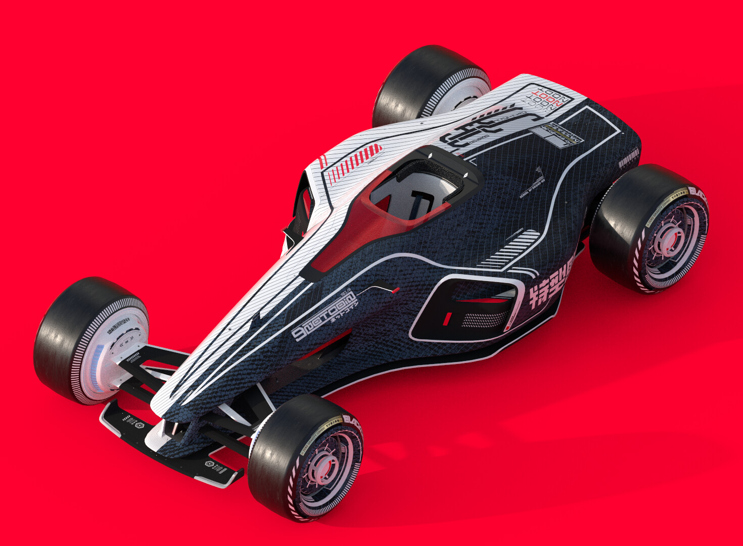 ArtStation - Kyoto 1.0 - a Trackmania skin for Twitch streamer Jnic