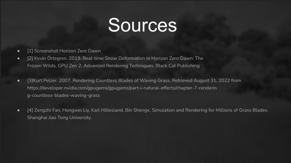 Alexander August - Shader Based Grass Collision System