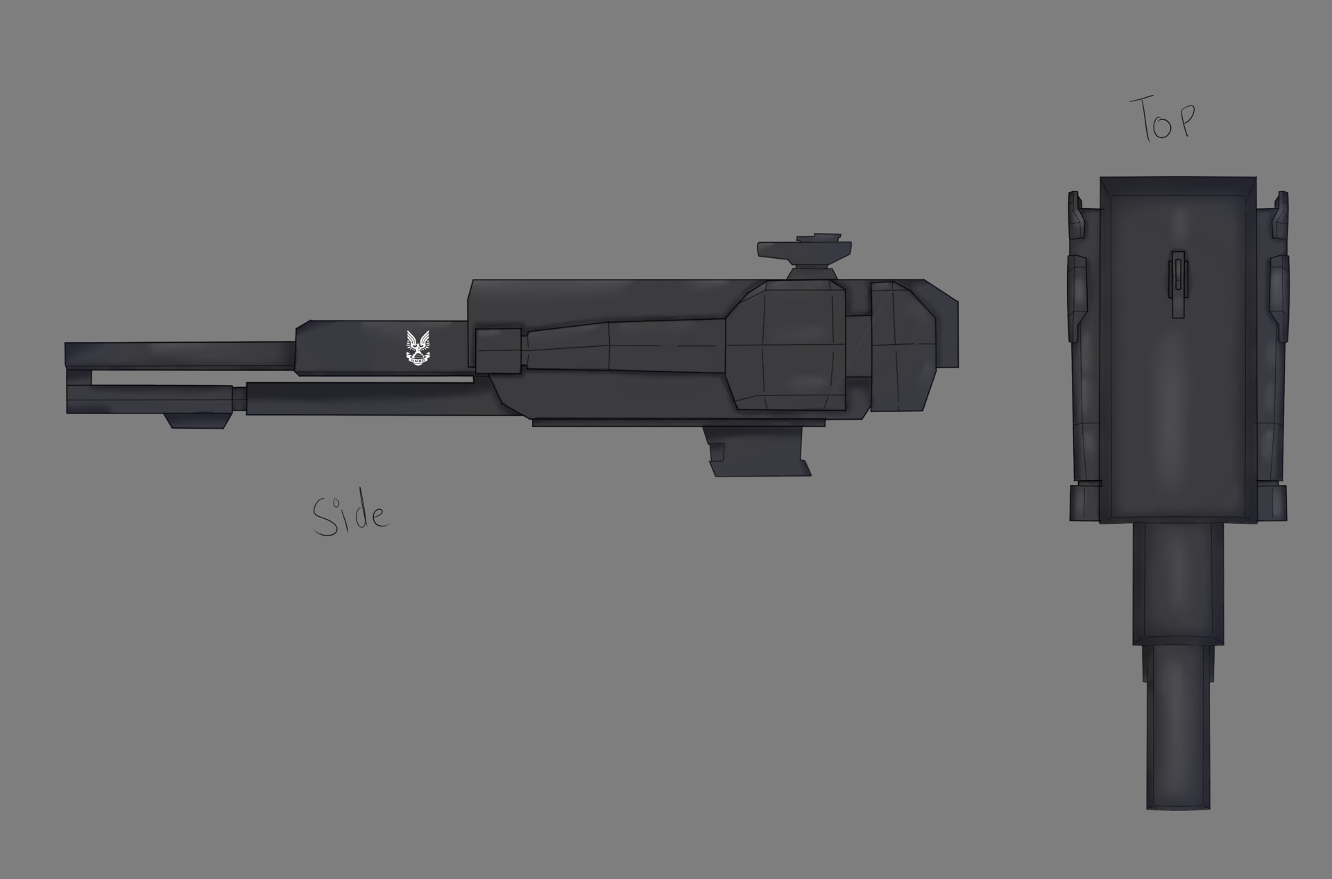 ArtStation - UNSC Ship- Concept Art-Commision
